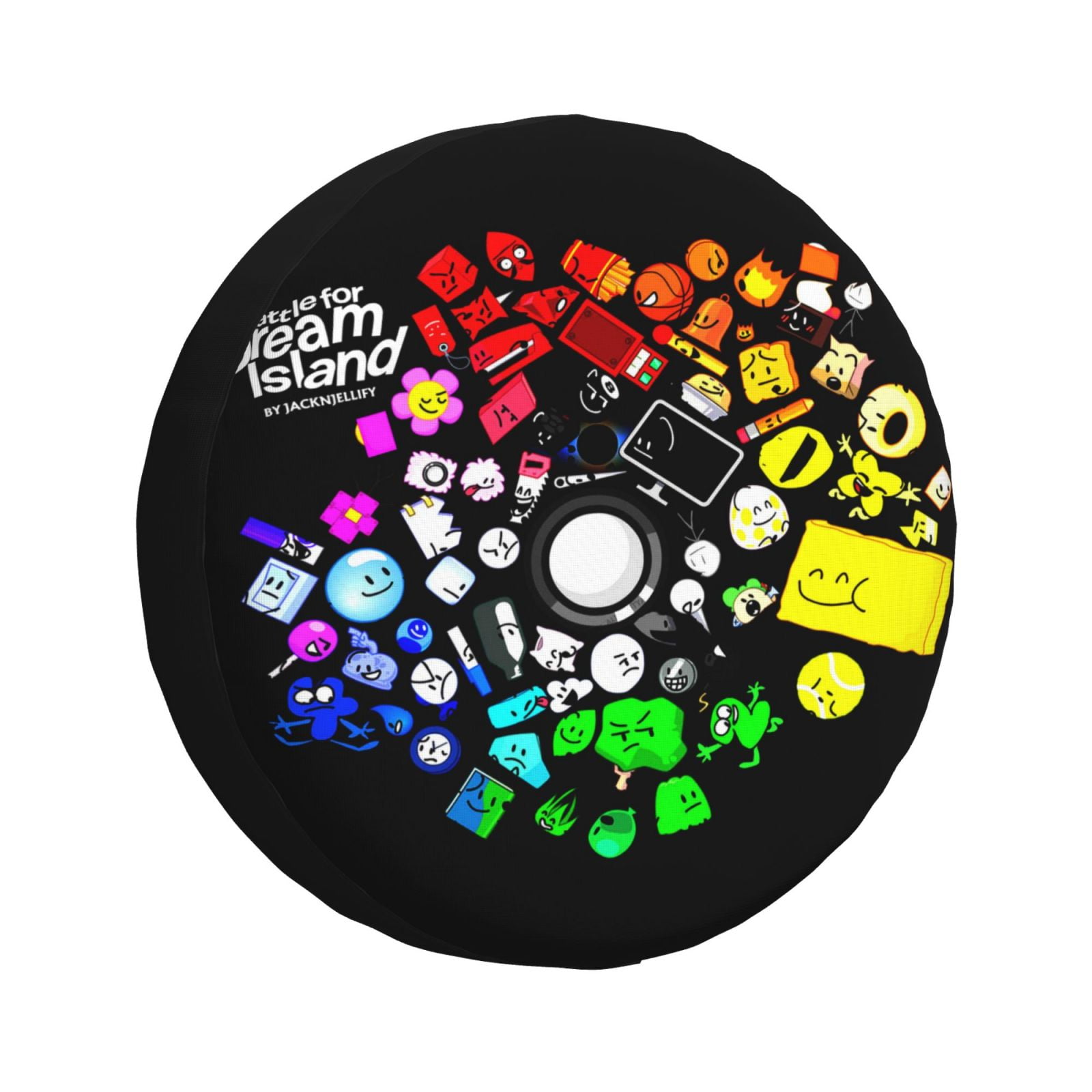 Game BFDI Battle For Dream Island Tire Cover Weatherproof Universal ...