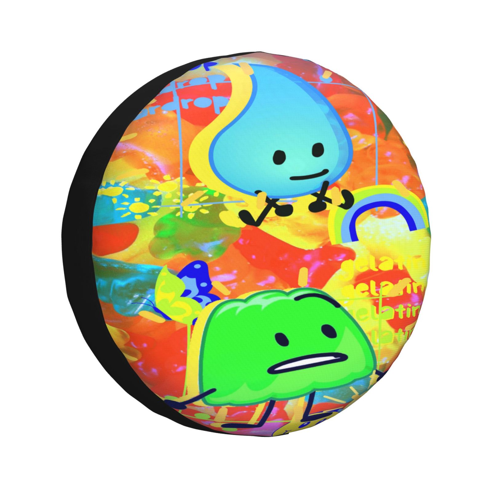 Game BFDI Battle For Dream Island Tire Cover Weatherproof Universal ...