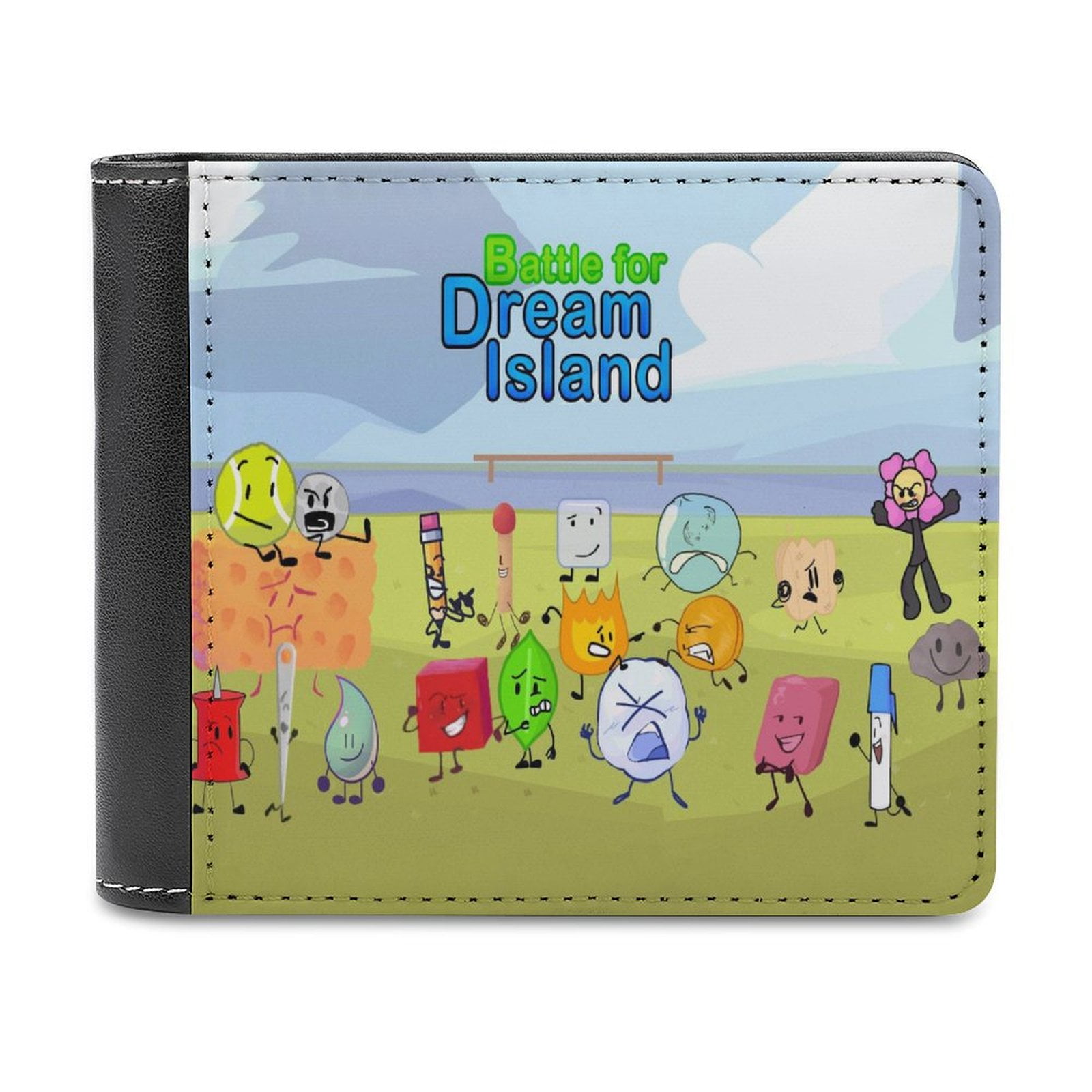 Game BFDI Battle For Dream Island Wallet Billfold Card Holder Bifold ...