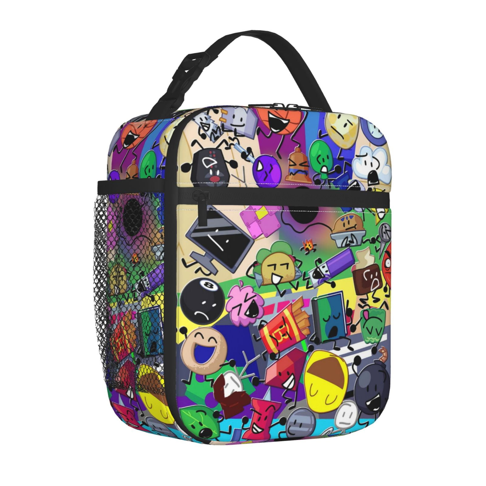 Game BFDI Lunch Box Insulated Cooler Reusable Portable Box Cool Game ...