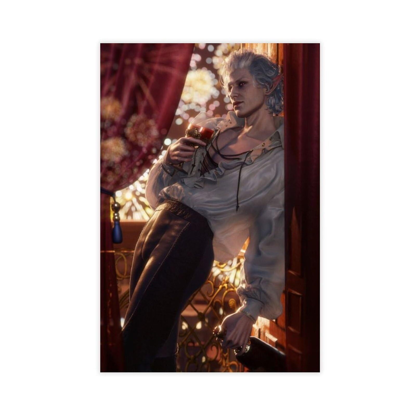 Game BG3 Astarion Poster 4 Canvas Poster Wall Art Decor Print Picture ...