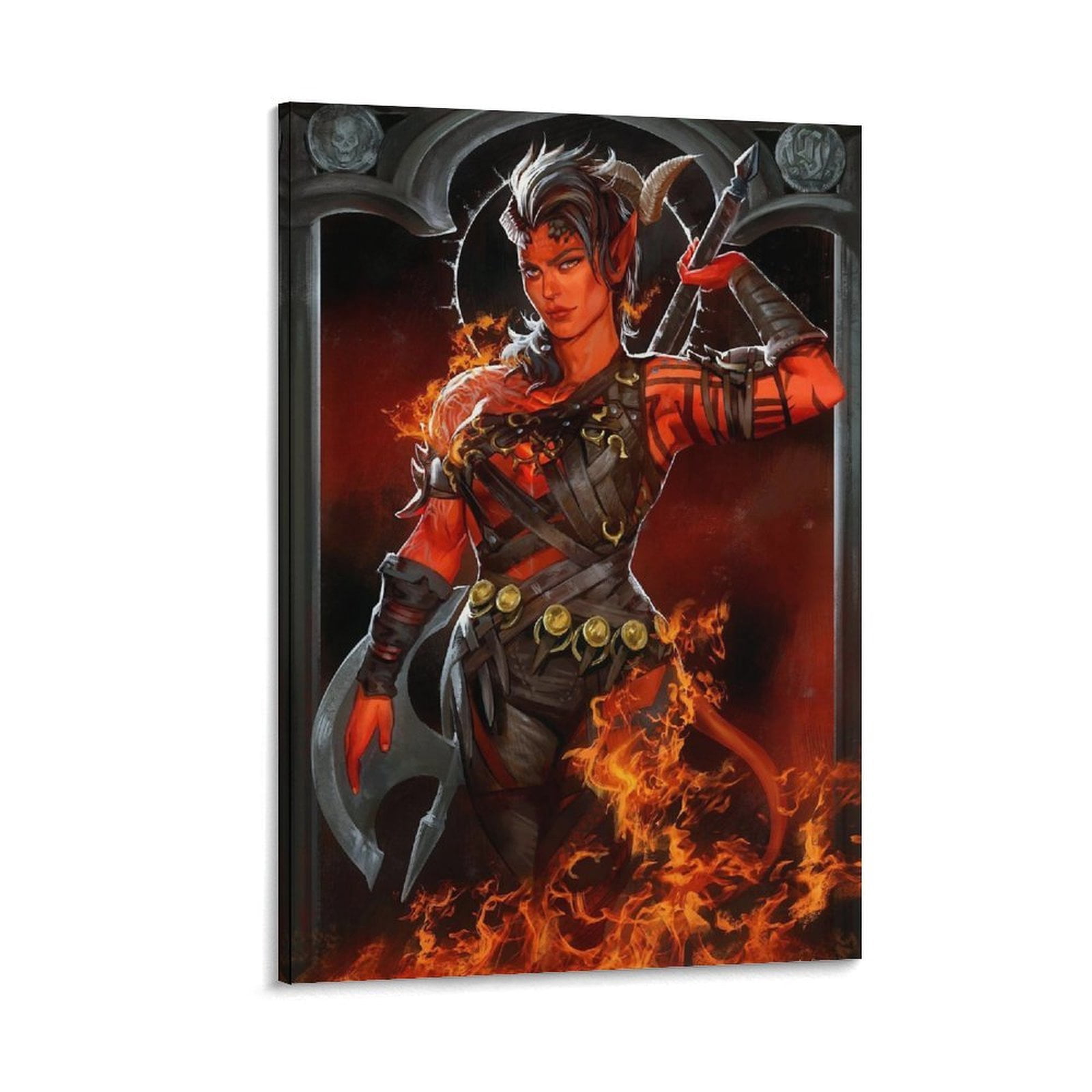 Game BG3 Karlach Poster Print (2) Posters Wall Art Painting Canvas Gift ...