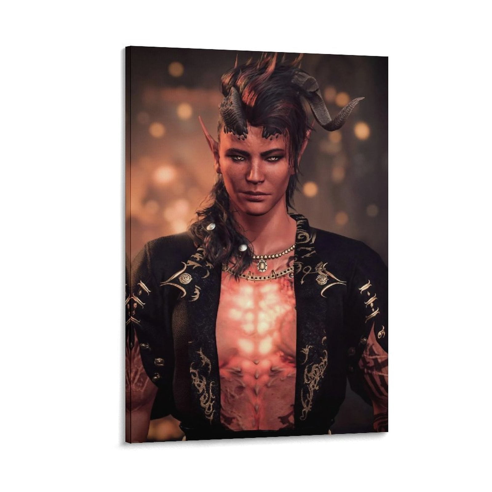 Game BG3 Karlach Poster Print (4) Artworks Canvas Poster Room Aesthetic ...