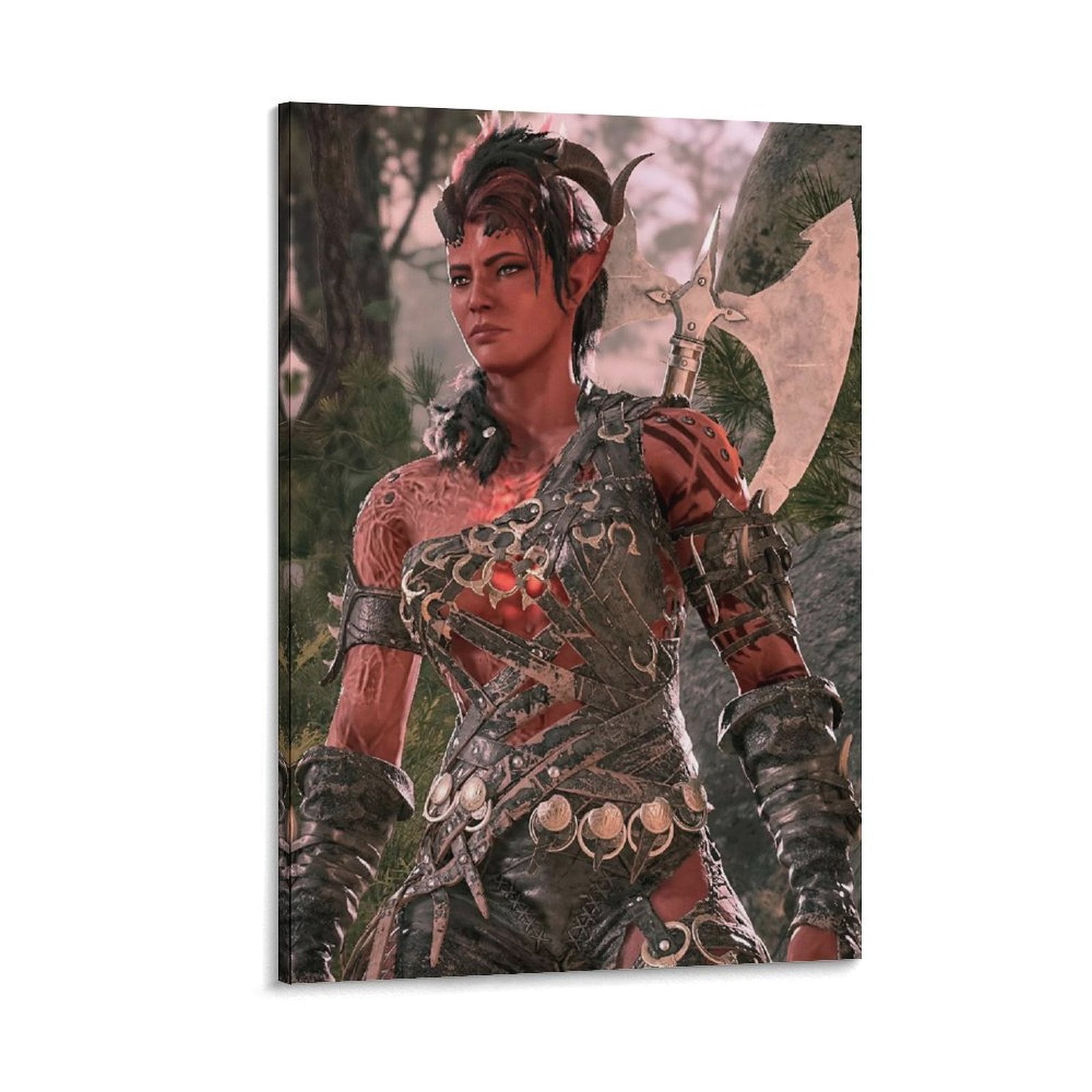 Game BG3 Karlach Poster Print (7) Canvas Wall Art Poster Decorative ...