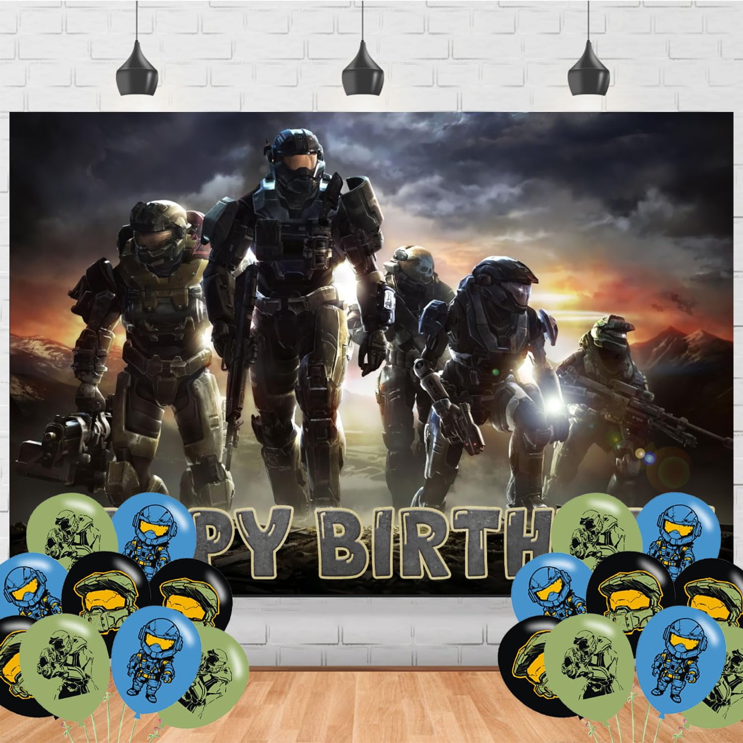 𝓗𝓪𝓵𝓸 Game Backdrop Birthday OIF8 Banner for The Master Chief Birthday ...