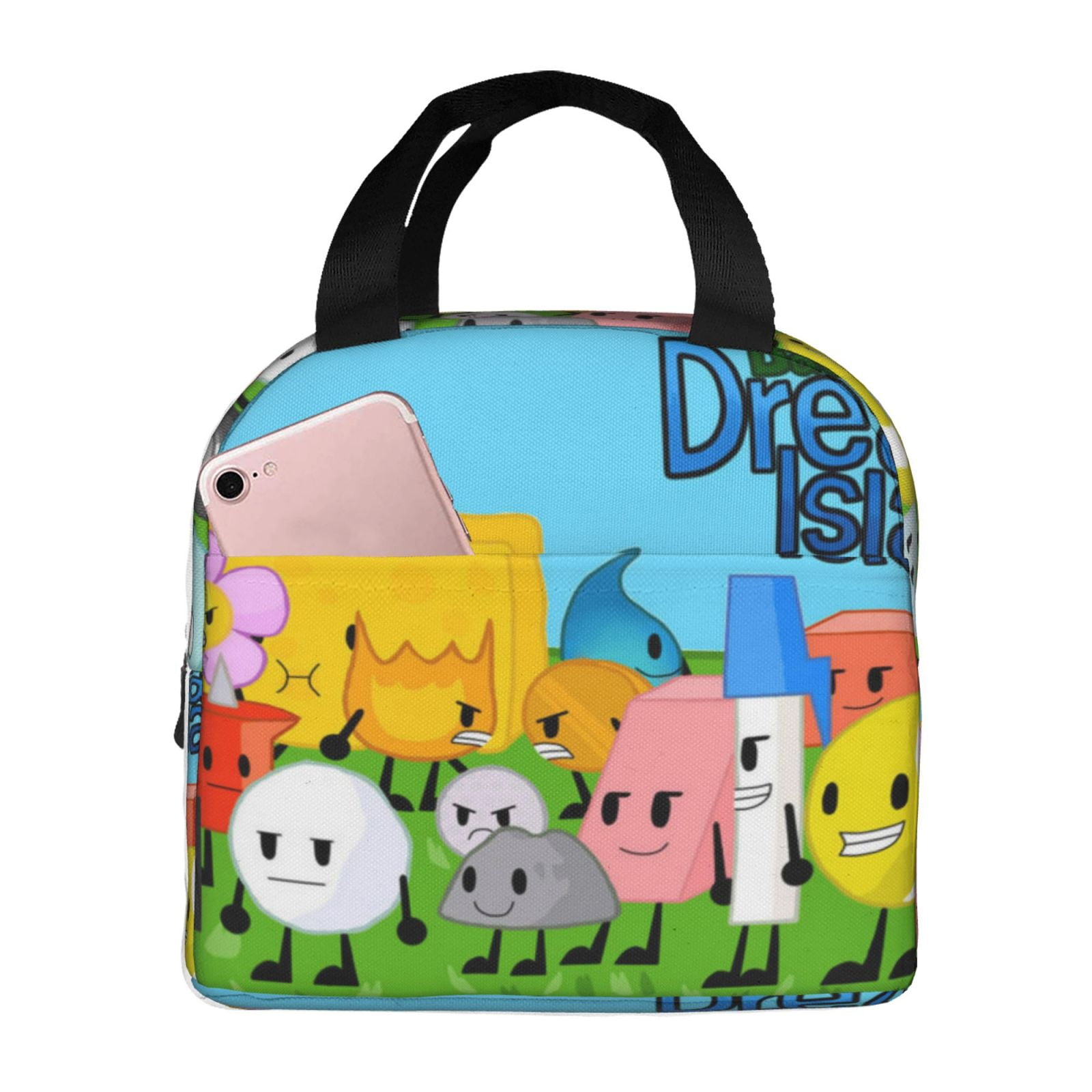 Game Bfdi Battle For Dream Island Lunch Bag Cartoon Insulated Box ...