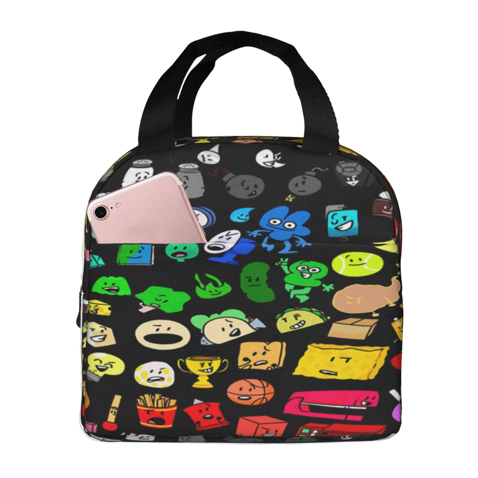 Game Bfdi Battle For Dream Island Lunch Bag Cartoon Insulated Box ...