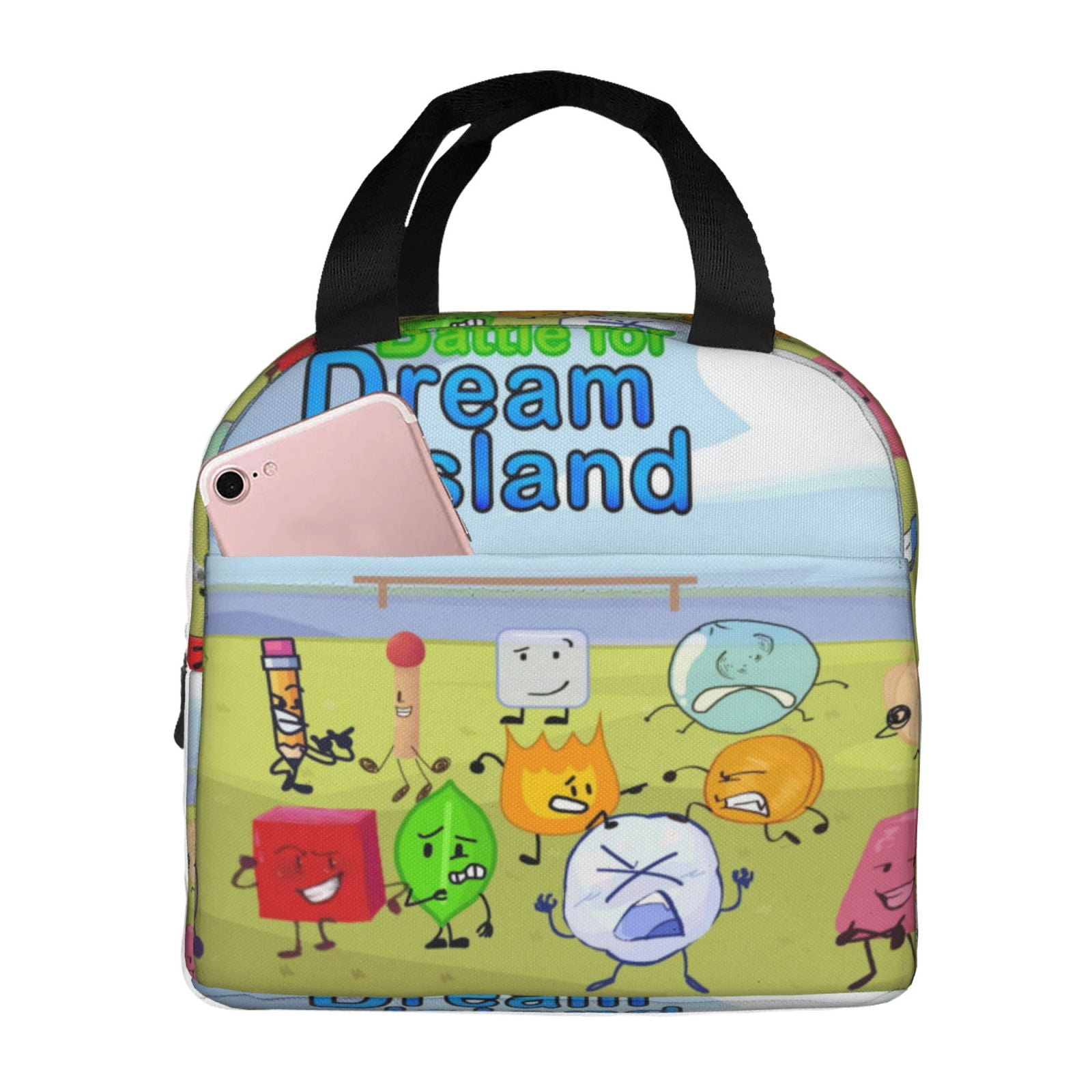 Game Bfdi Battle For Dream Island Lunch Bag Cartoon Insulated Box ...