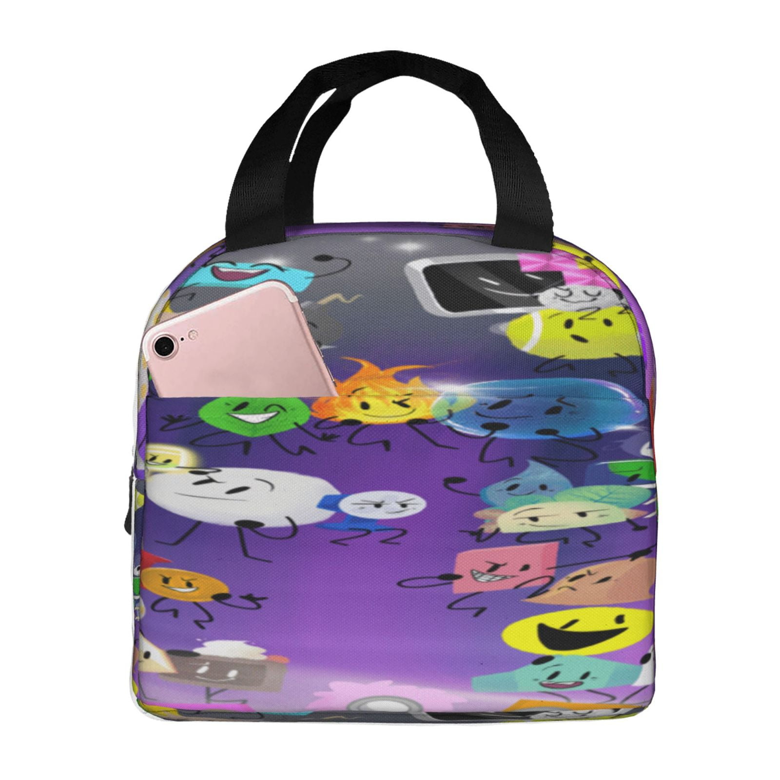 Game Bfdi Battle For Dream Island Lunch Bag Cartoon Insulated Box ...