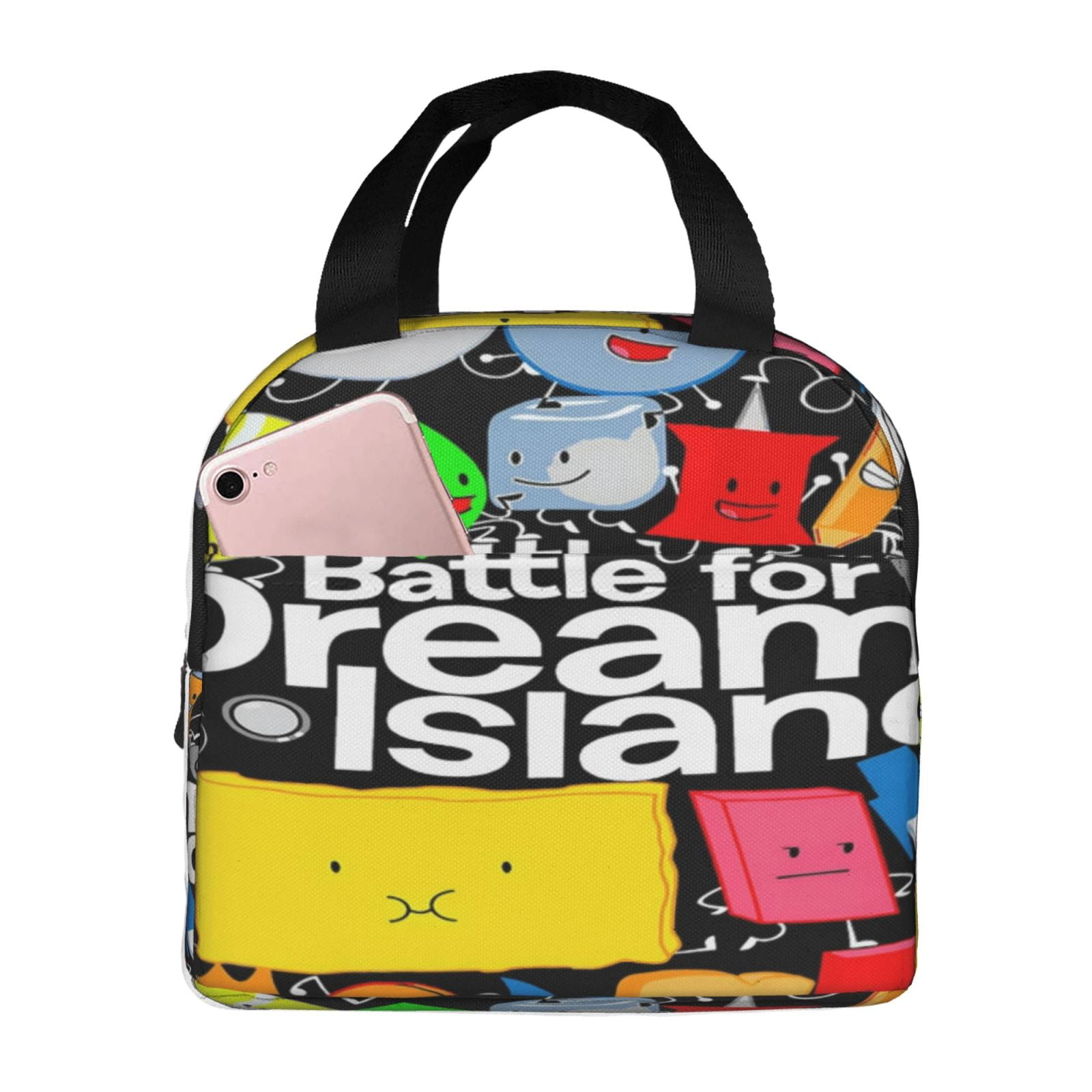 Game Bfdi Battle For Dream Island Lunch Bag Cartoon Insulated Portable ...