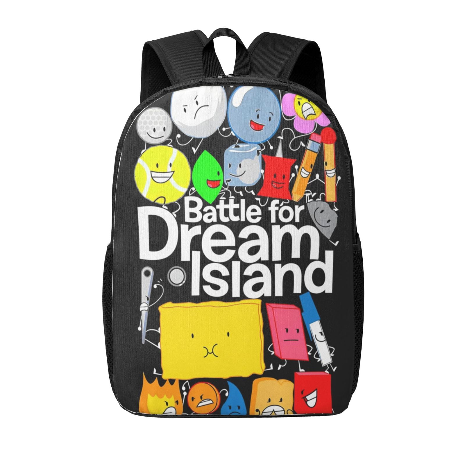 Game Bfdi Battle for Dream Island Backpack Middle Cartoon Daypack Large ...