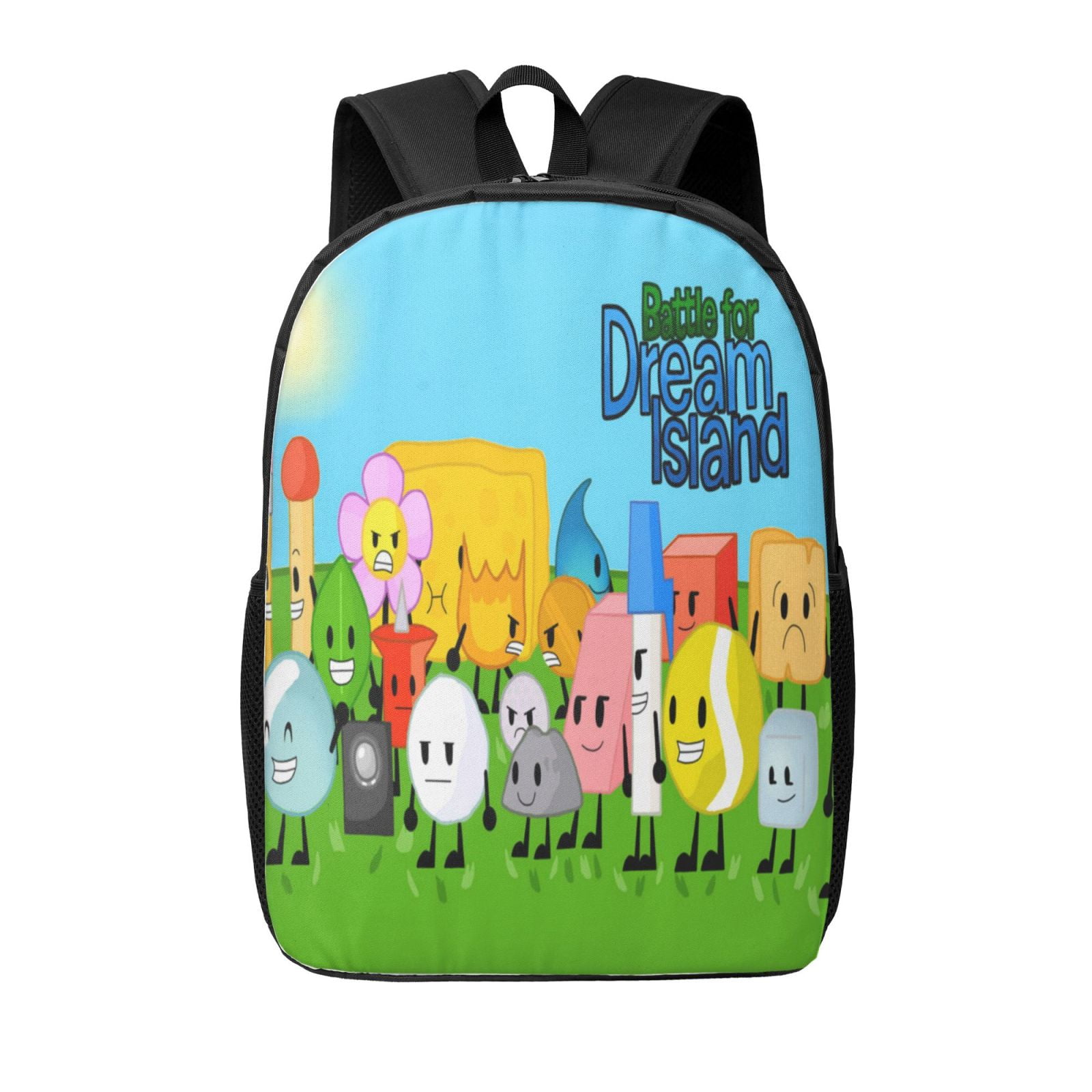 Game Bfdi Battle for Dream Island Backpack Middle Cartoon Daypack Large ...