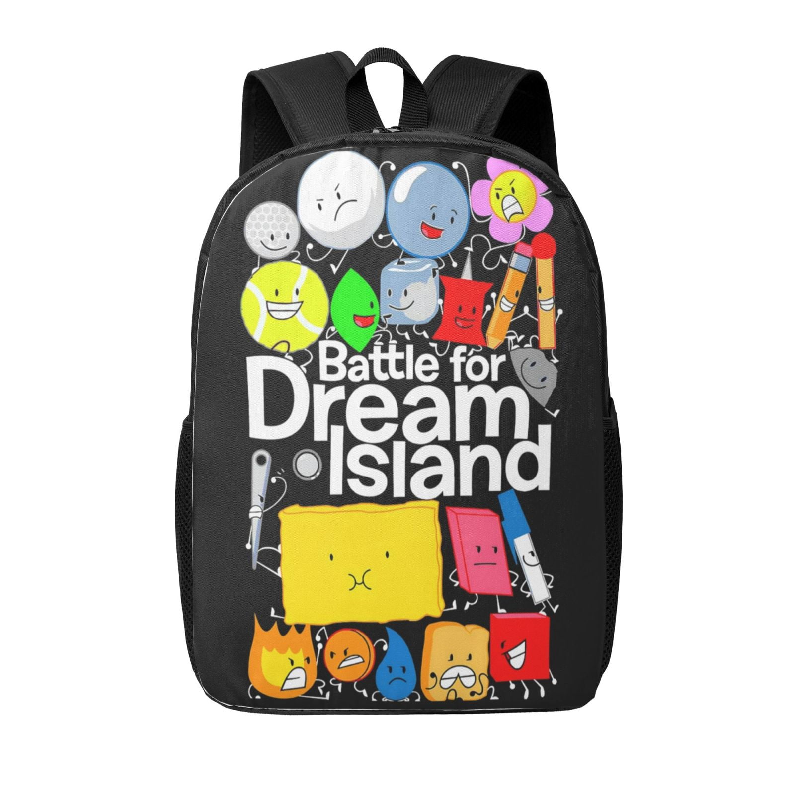 Game Bfdi Battle for Dream Island Backpack Middle Cartoon Daypack Large ...