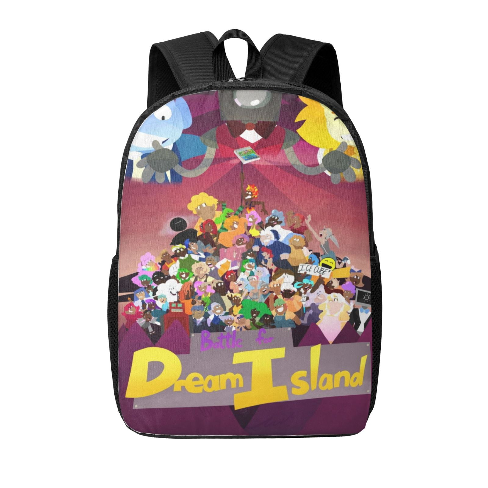 Game Bfdi Battle for Dream Island Backpack Middle Cartoon Daypack Large ...