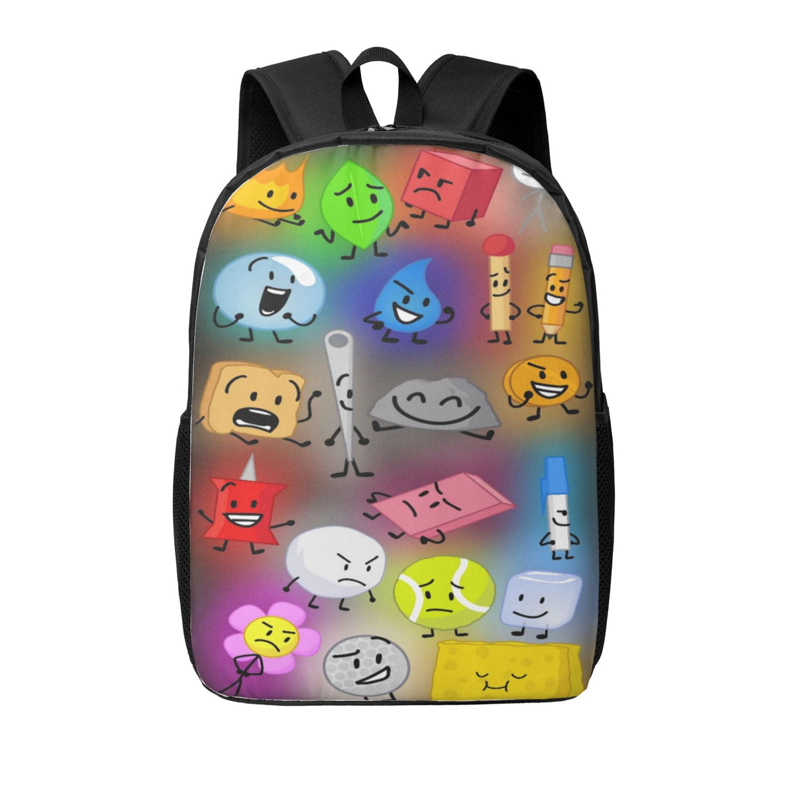 Game Bfdi Battle for Dream Island Backpack Middle Cartoon Daypack Large ...
