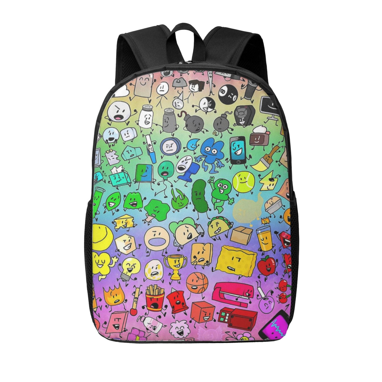 Game Bfdi Battle for Dream Island Backpack Middle Cartoon Daypack Large ...