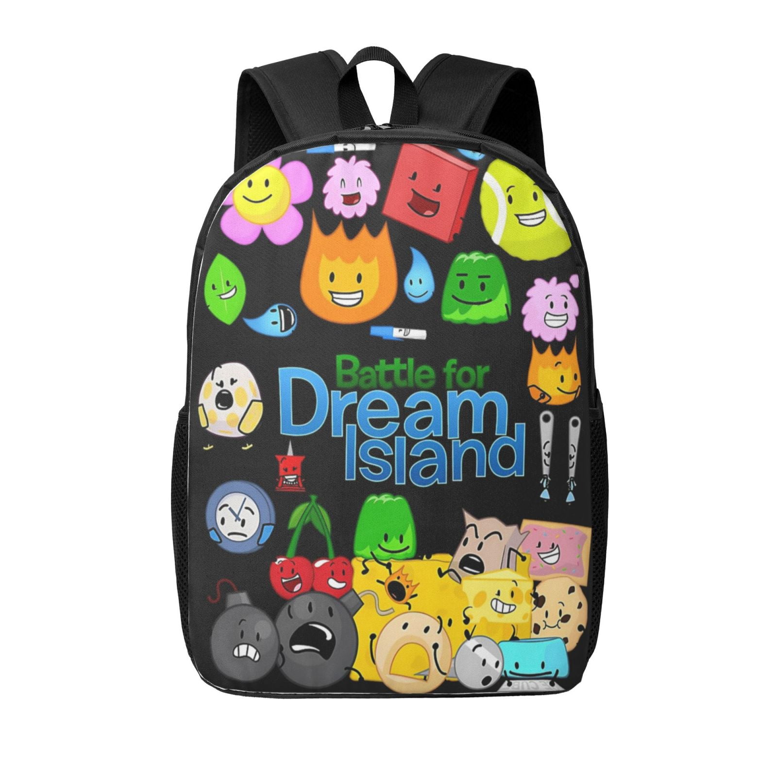 Game Bfdi Battle for Dream Island Backpack Middle Cartoon Daypack Large ...