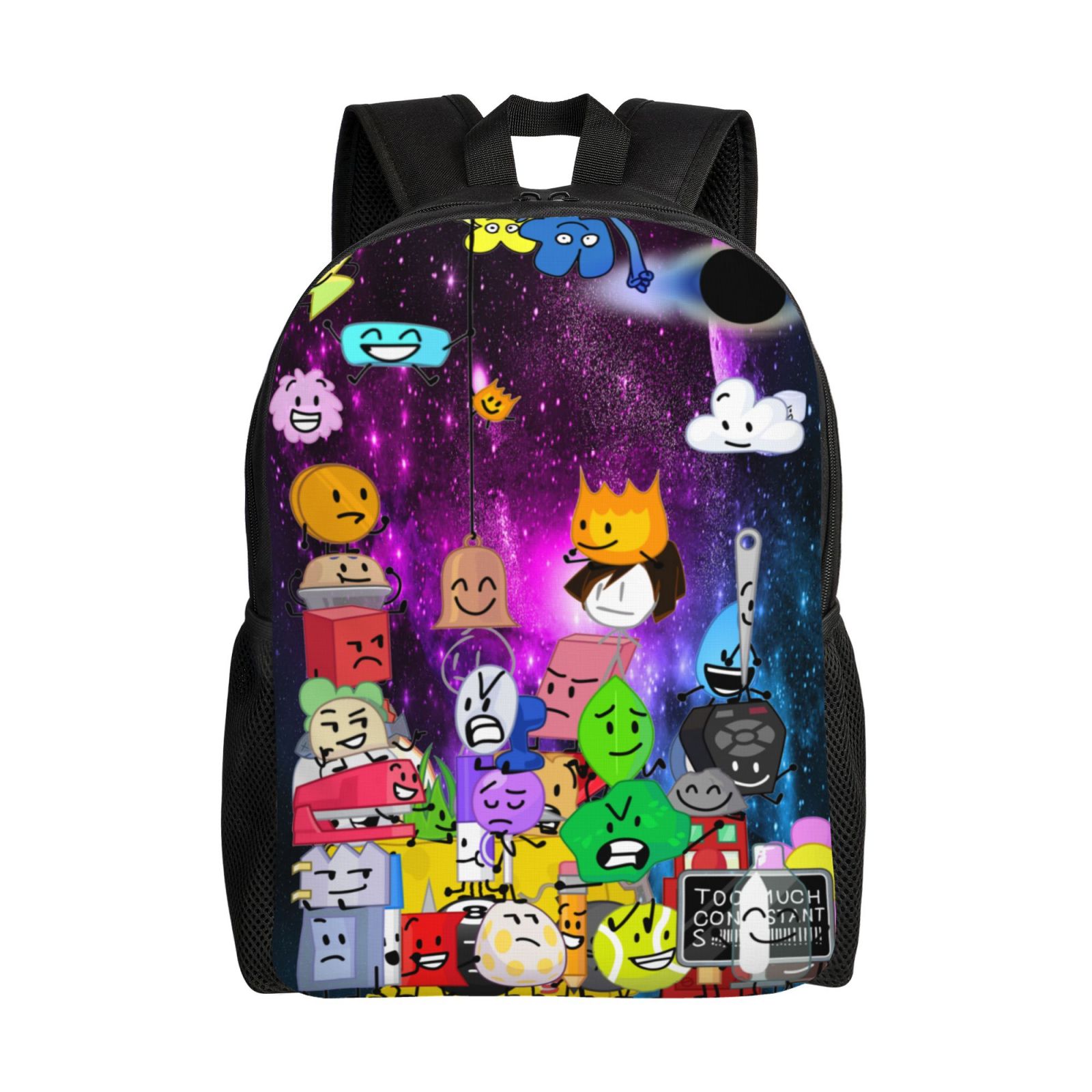 Game Bfdi Battle For Dream Island School Backpack For Teen Girls Middle ...