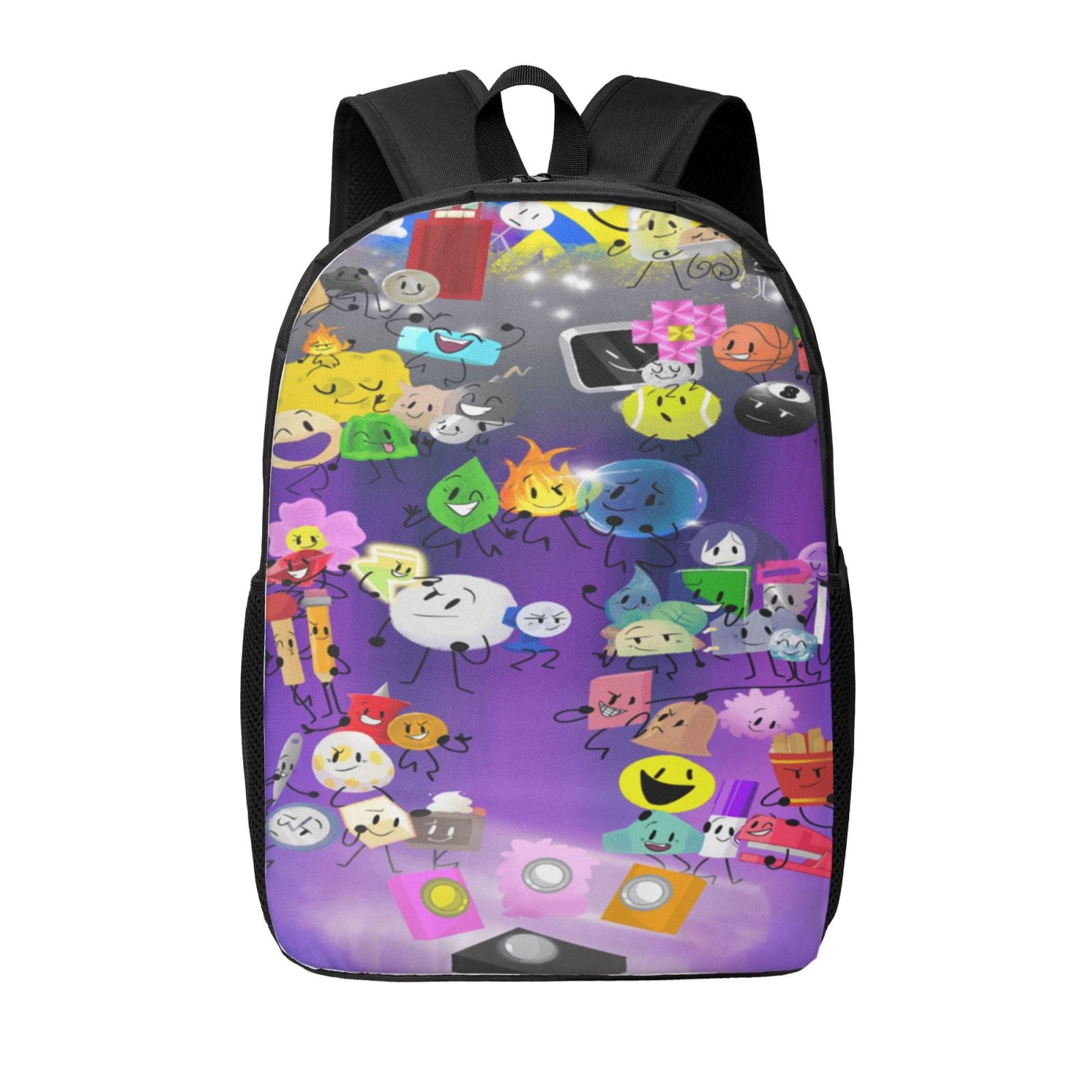 Game Bfdi Battle for Dream Island Backpack Middle Cartoon Daypack Large ...