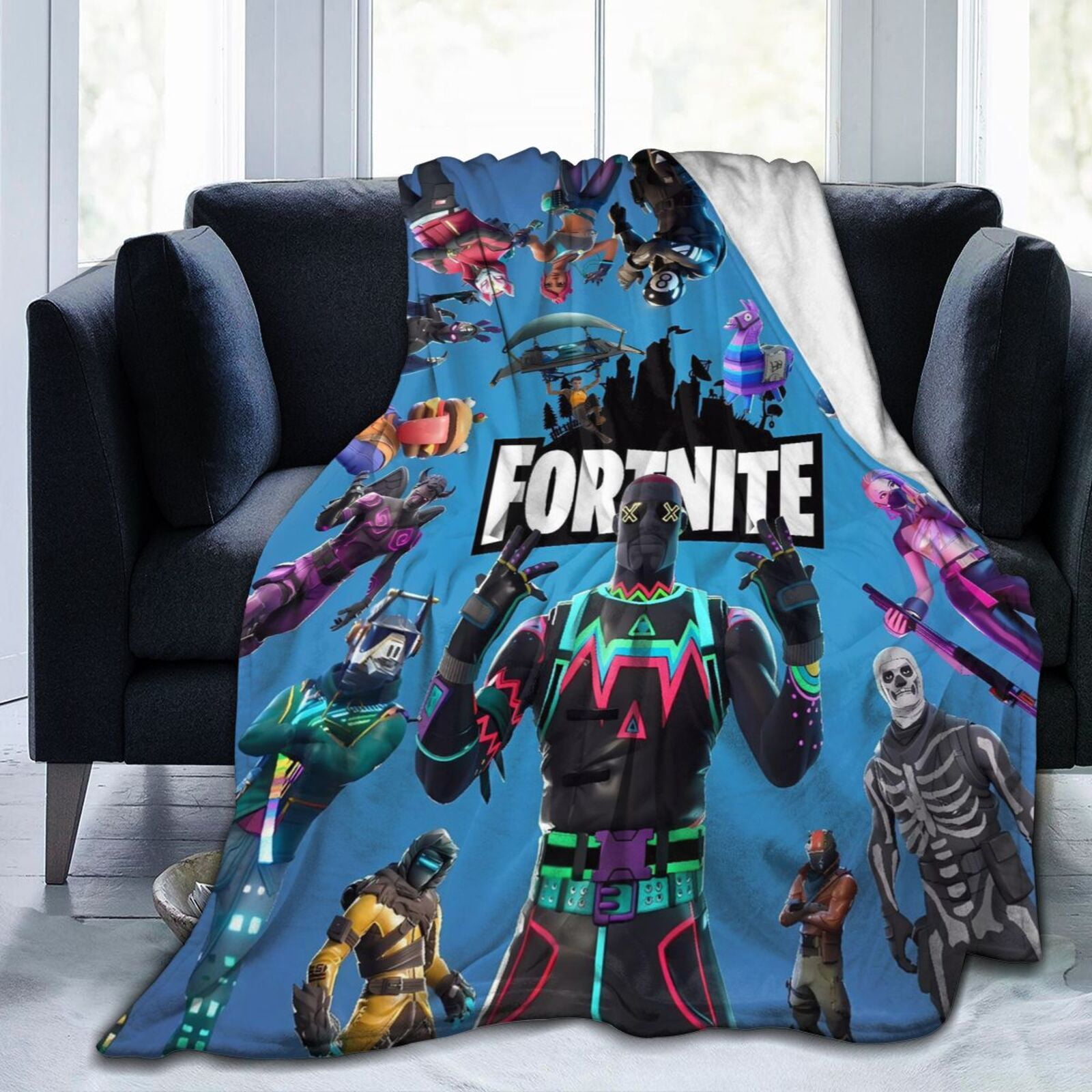 Game Blanket Fo-Rtnite Blanket Soft Cozy Fleece Throw Blanket for Teen ...