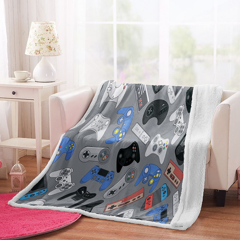 Bedding Gaming Throw Blanket Super Soft Gamer Gift for Couch Sofa for ...