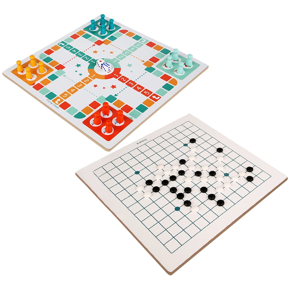 Game Board Flying Chess Two-in-One Chess Game Chess Five-in-a-row Chess ...