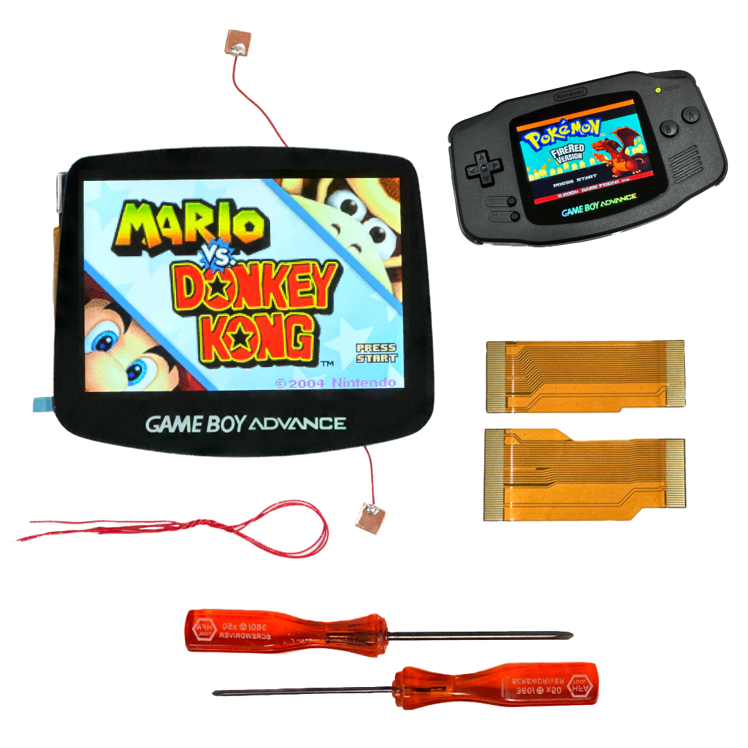 Game Boy Advance GBA V5 IPS LCD Mod DIY Kit - Upgrade your old GBA ...