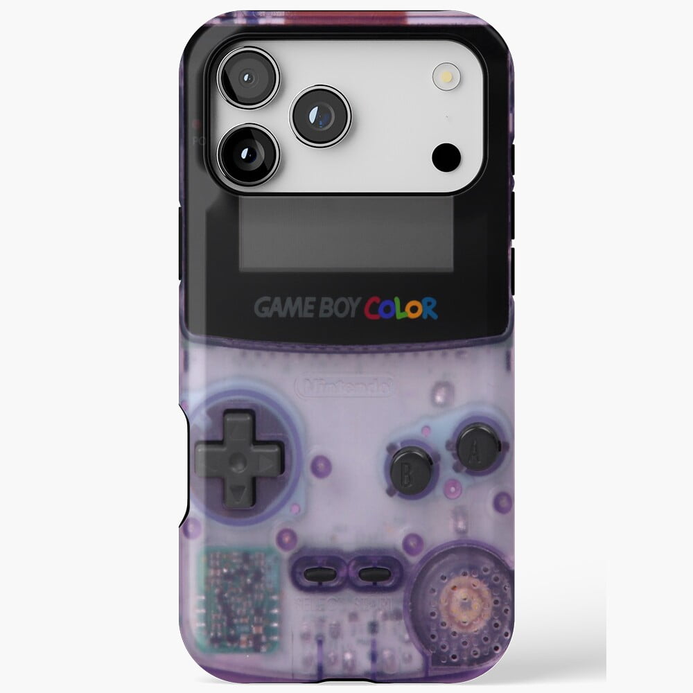 Game Boy Color Retro Handheld Art Phone Case iPhone Case 17 16 15 14 13 ...