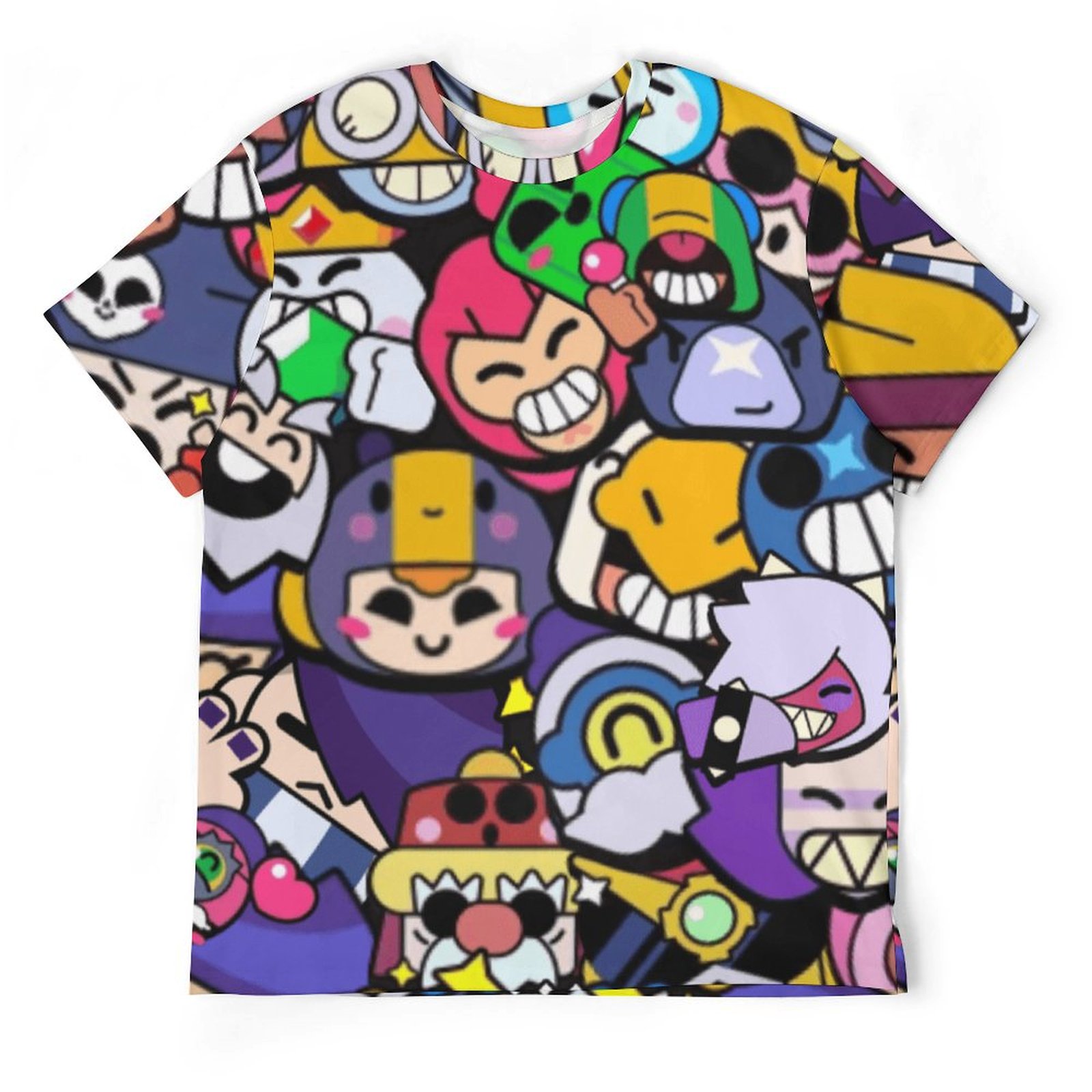 Game Brawl Stars Unisex T Shirt Short-sleeve Shirt For Men Women Soft ...