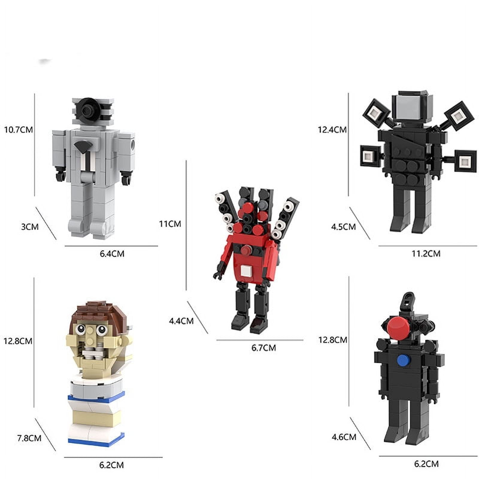 Game Building Blocks Toy Set,Titan Speaker Man/TV Man/Camera Man/Super ...