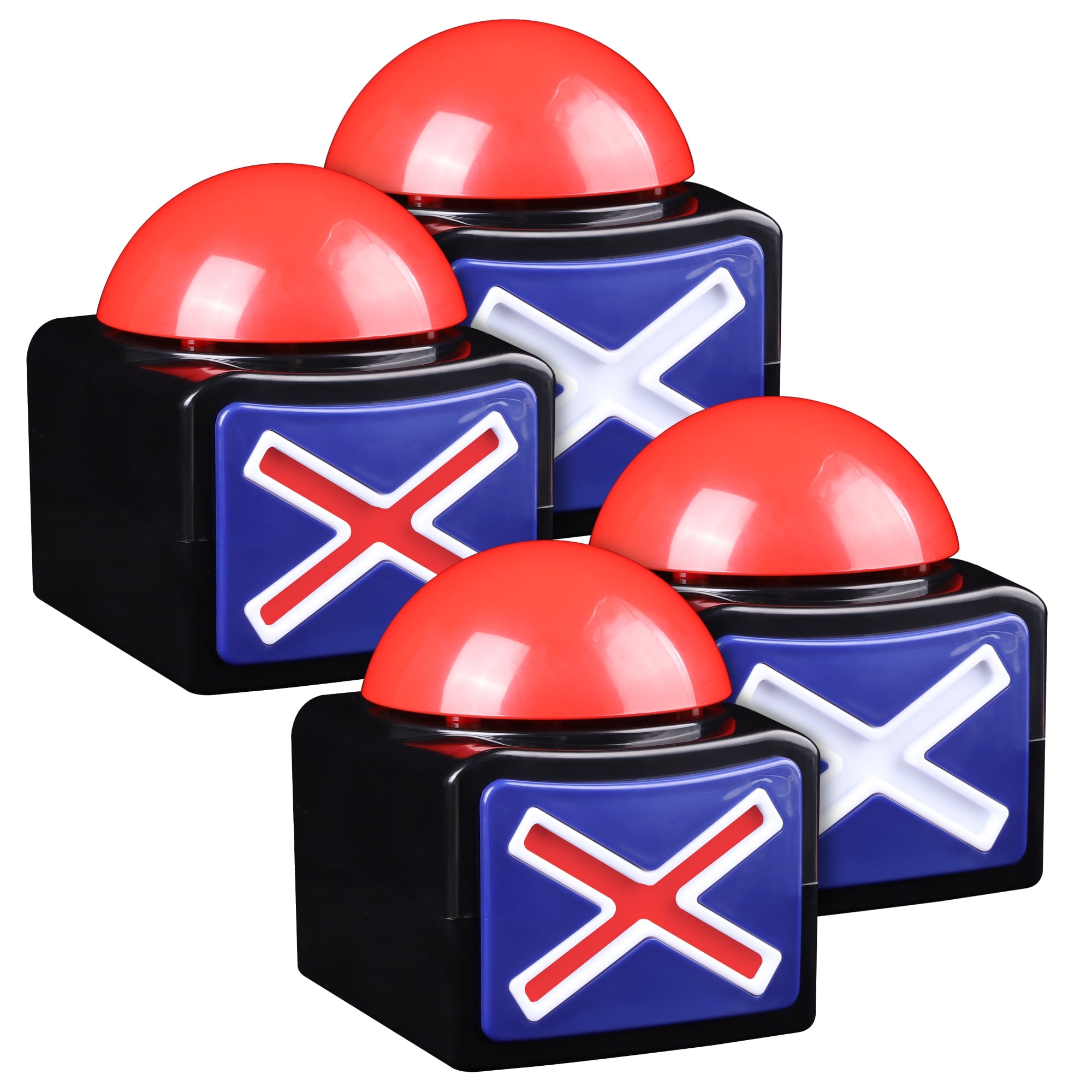 MyMealivos 4 Pcs Answer Buzzers for Adults with Lights and Sound ...