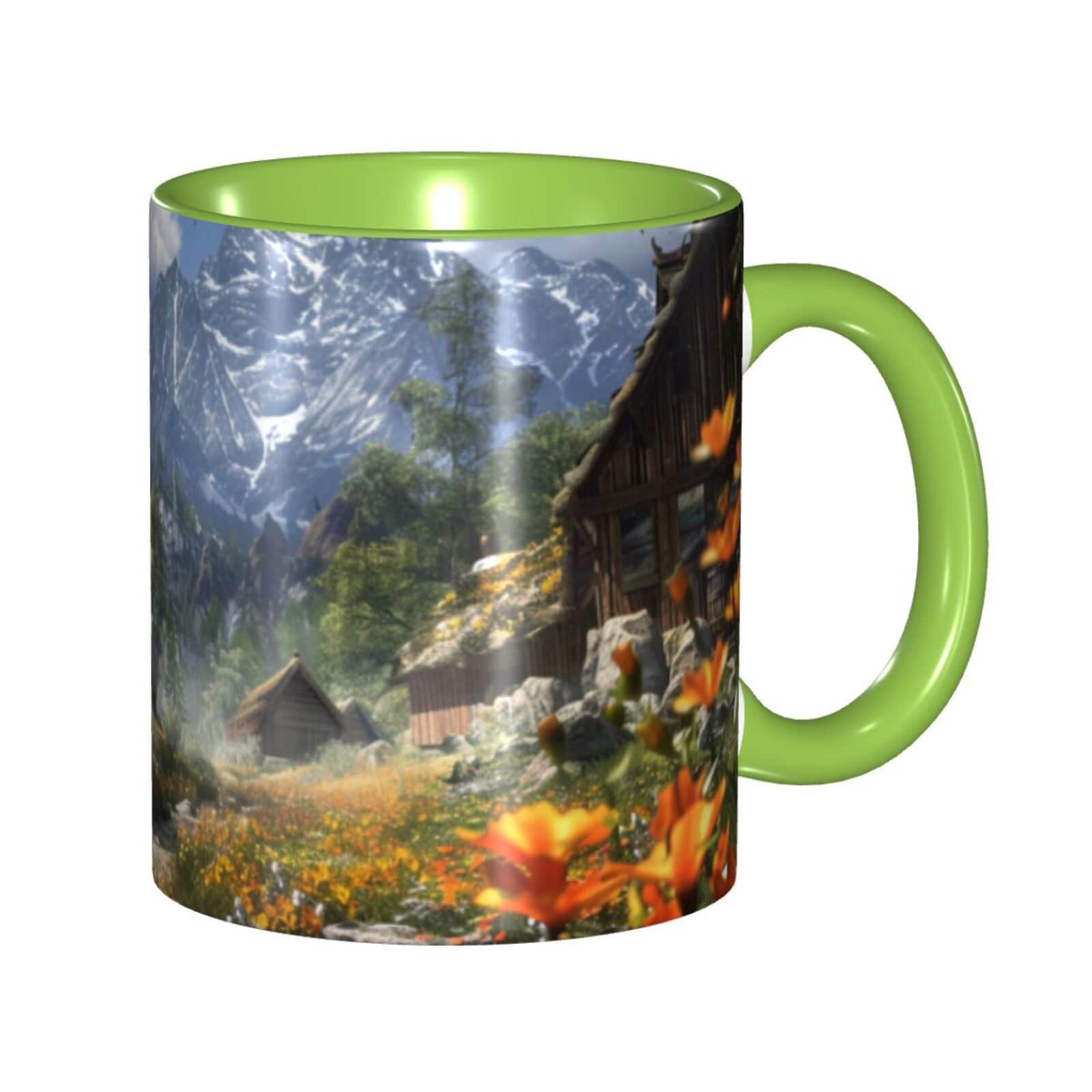 Game Capture Coffee Mug Fun Custom Ceramic Mugs 11oz Green - Walmart.com