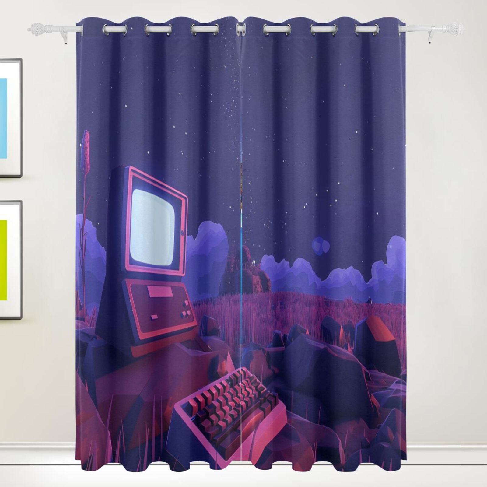 Game Capture Room Blackout Cutrains Original Design Summer Thermal ...