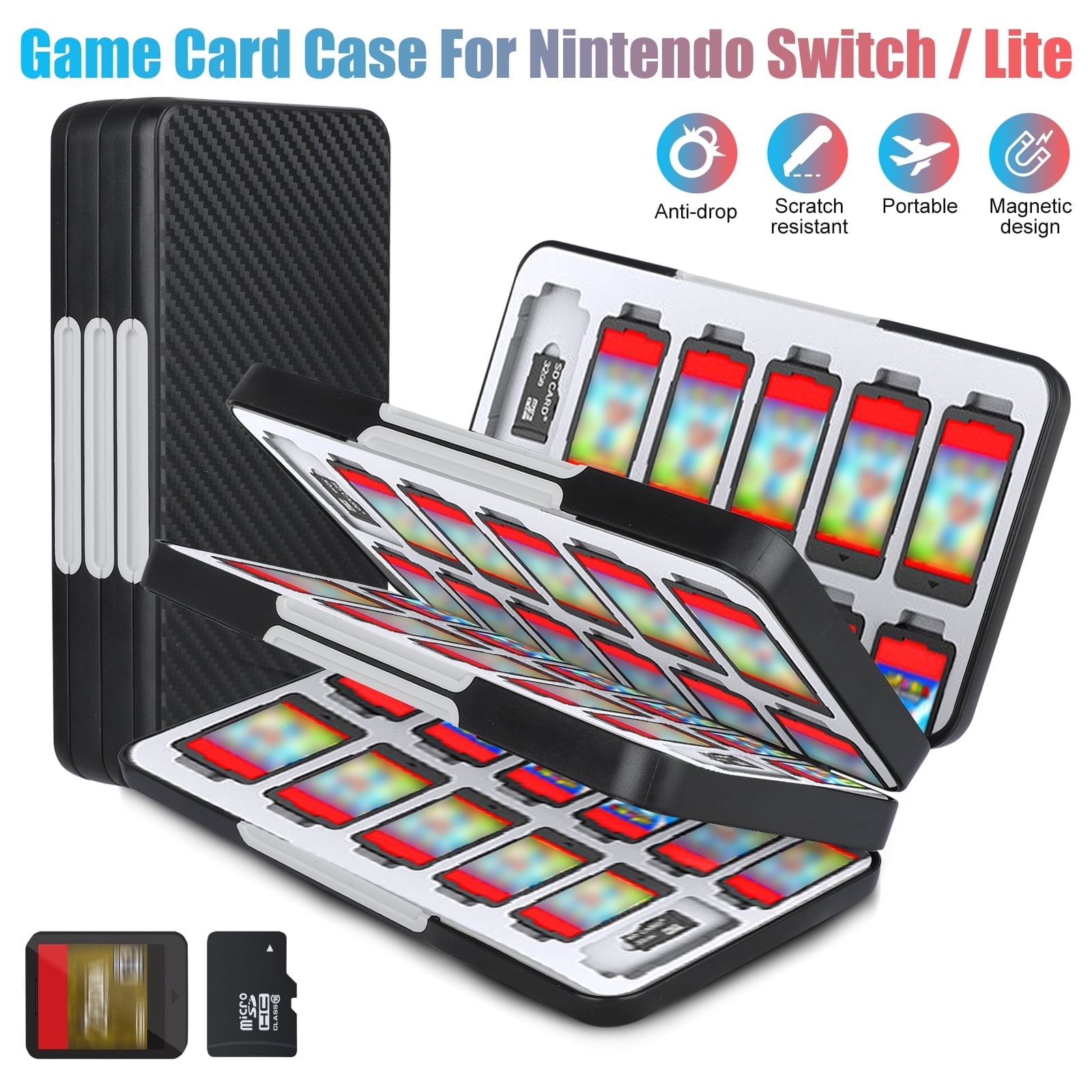 Celectigo Game Card Case for Nintendo Switch & Switch OLED, Portable Switch Lite Game Card ...