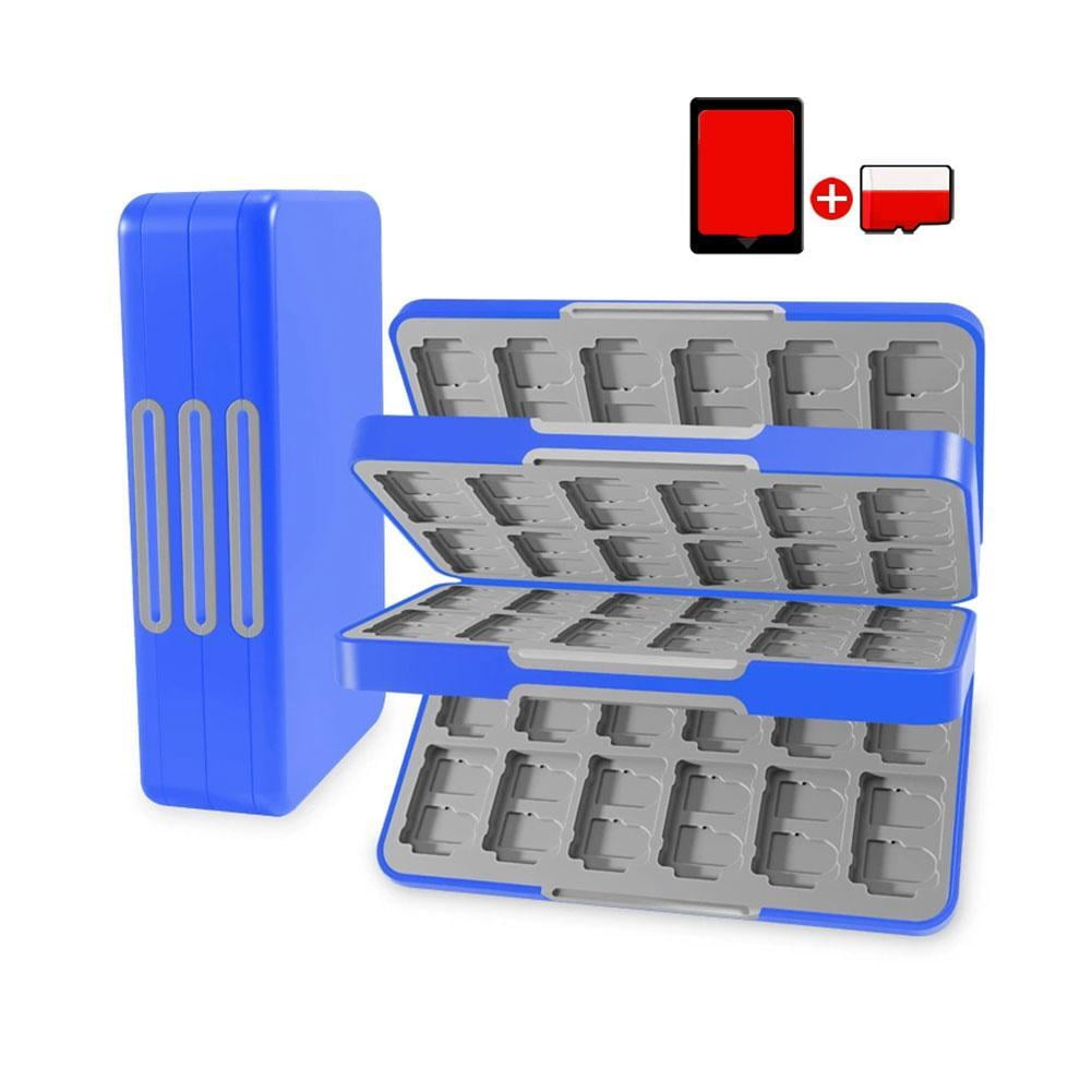 Game Card Case for 2 OLED/Lite Hard Shell 72Slots - Walmart.com