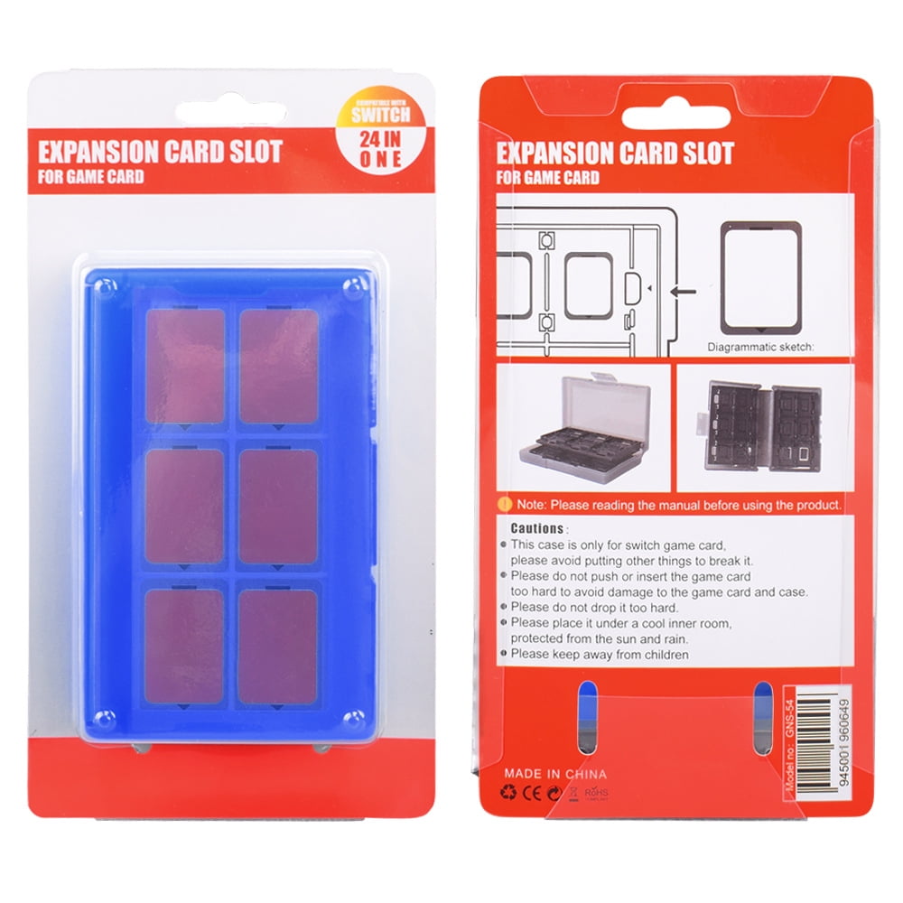 Game Card Case for Nintendo Switch - Holds 12 or 24 Games & 2 TF Cards ...