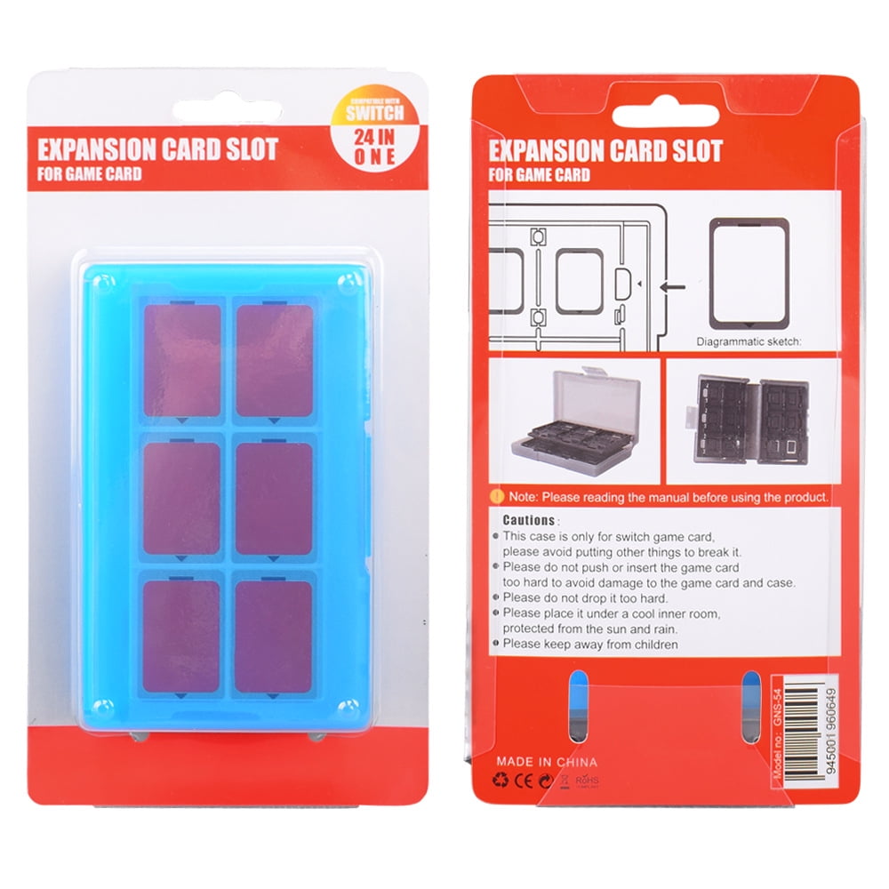 Game Card Case for Nintendo Switch - Holds 12 or 24 Games & 2 TF Cards ...