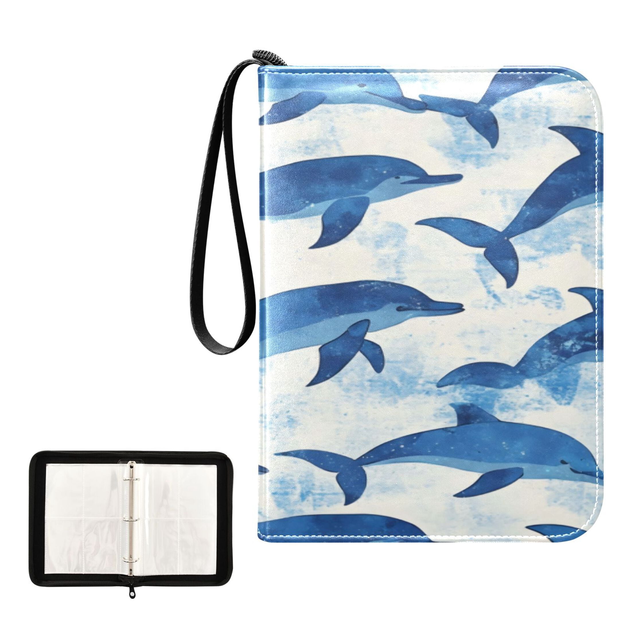 Game Card Storage Bag Collectible Trading Card Albums The 4-Pocket Card Binder With 50-Page ...