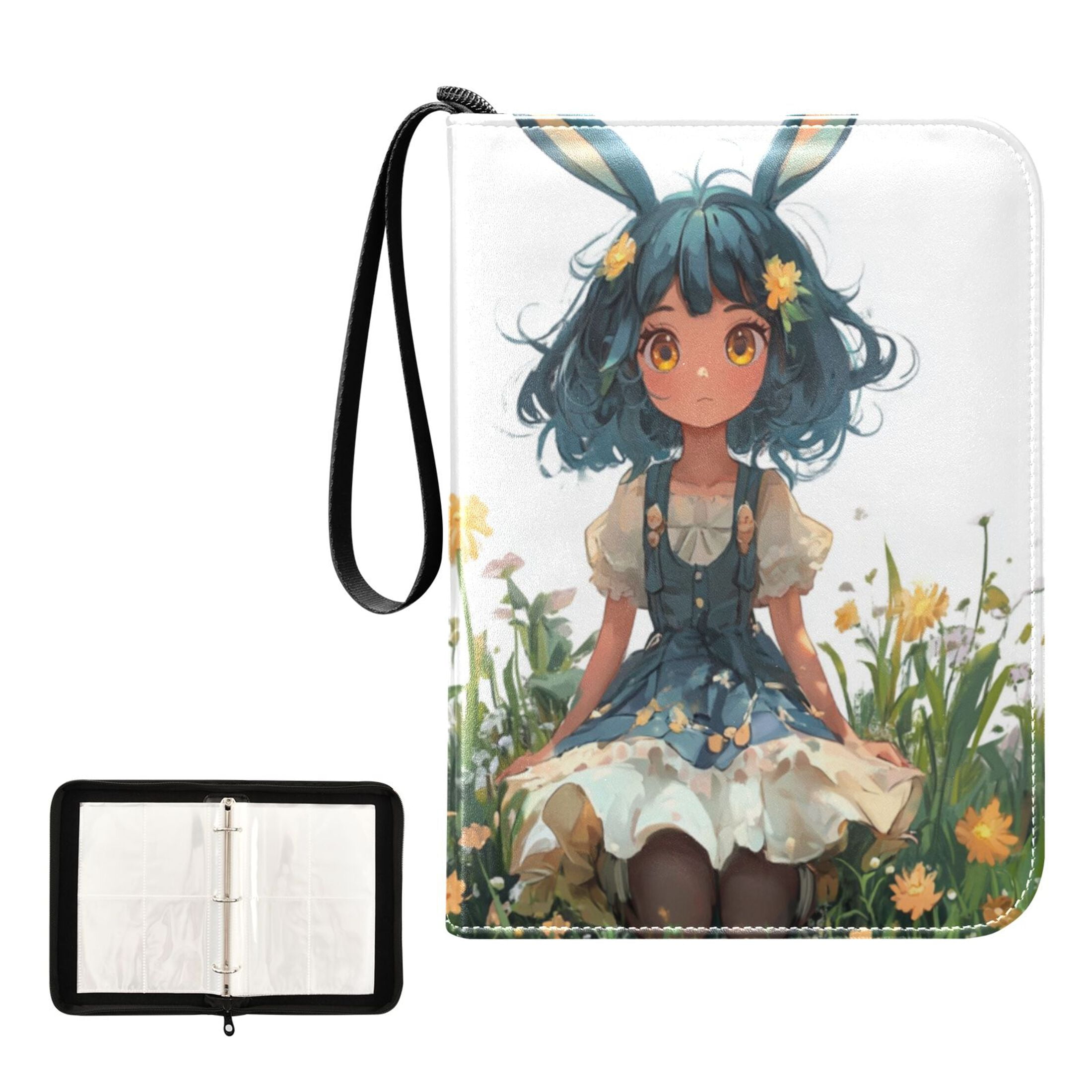 Game Card Storage Bag Collectible Trading Card Albums The 4-Pocket Card ...