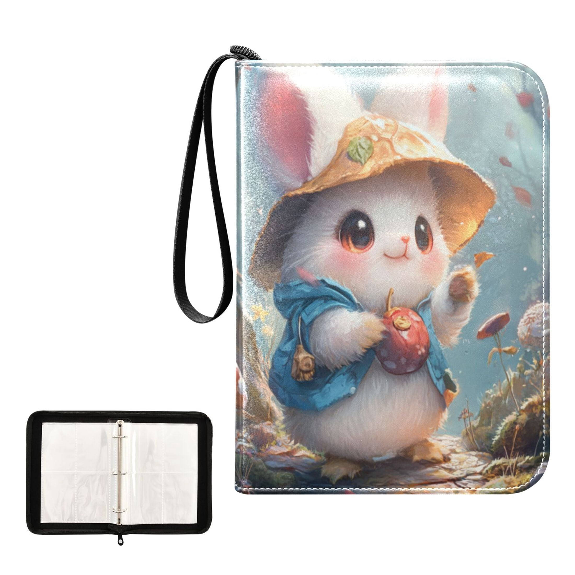 Game Card Storage Bag Collectible Trading Card Albums The 4-Pocket Card ...