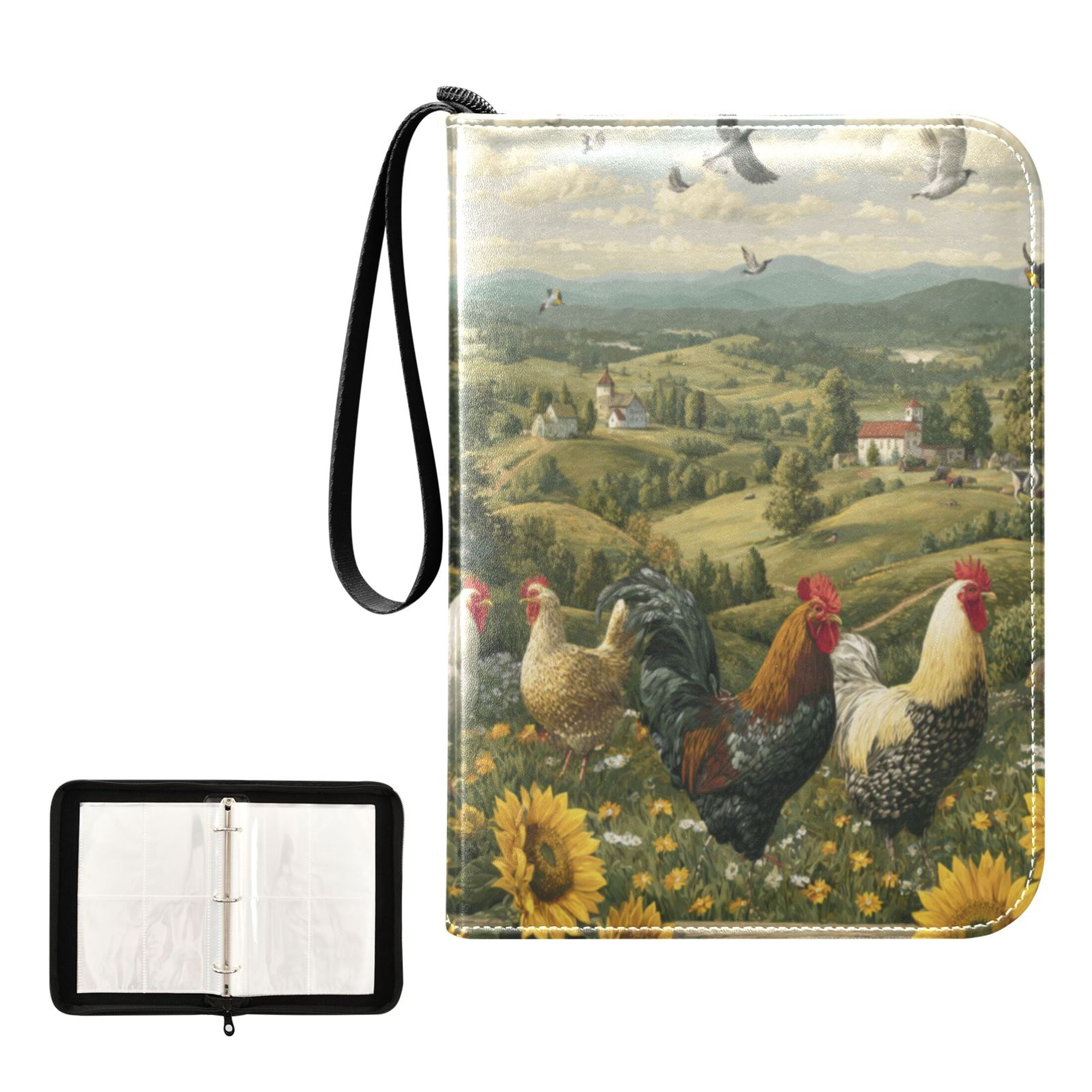 Game Card Storage Bag Collectible Trading Card Albums The 4-Pocket Card ...