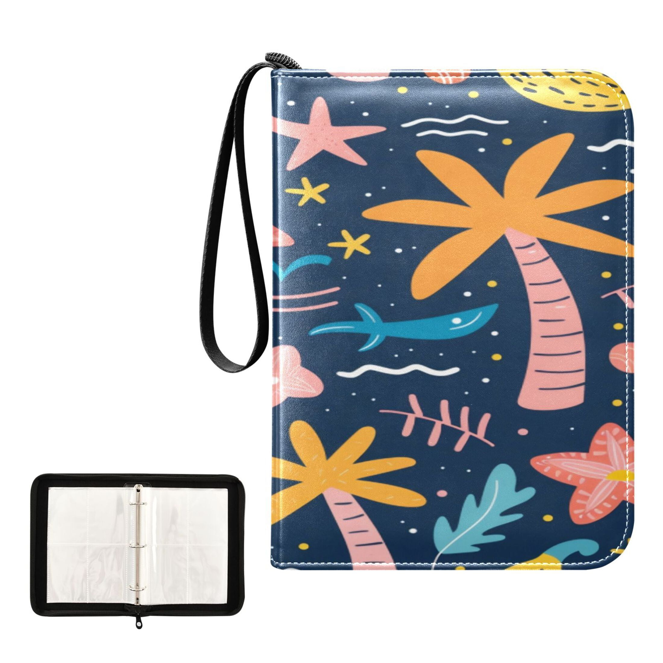 Game Card Storage Bag Collectible Trading Card Albums The 4-Pocket Card ...