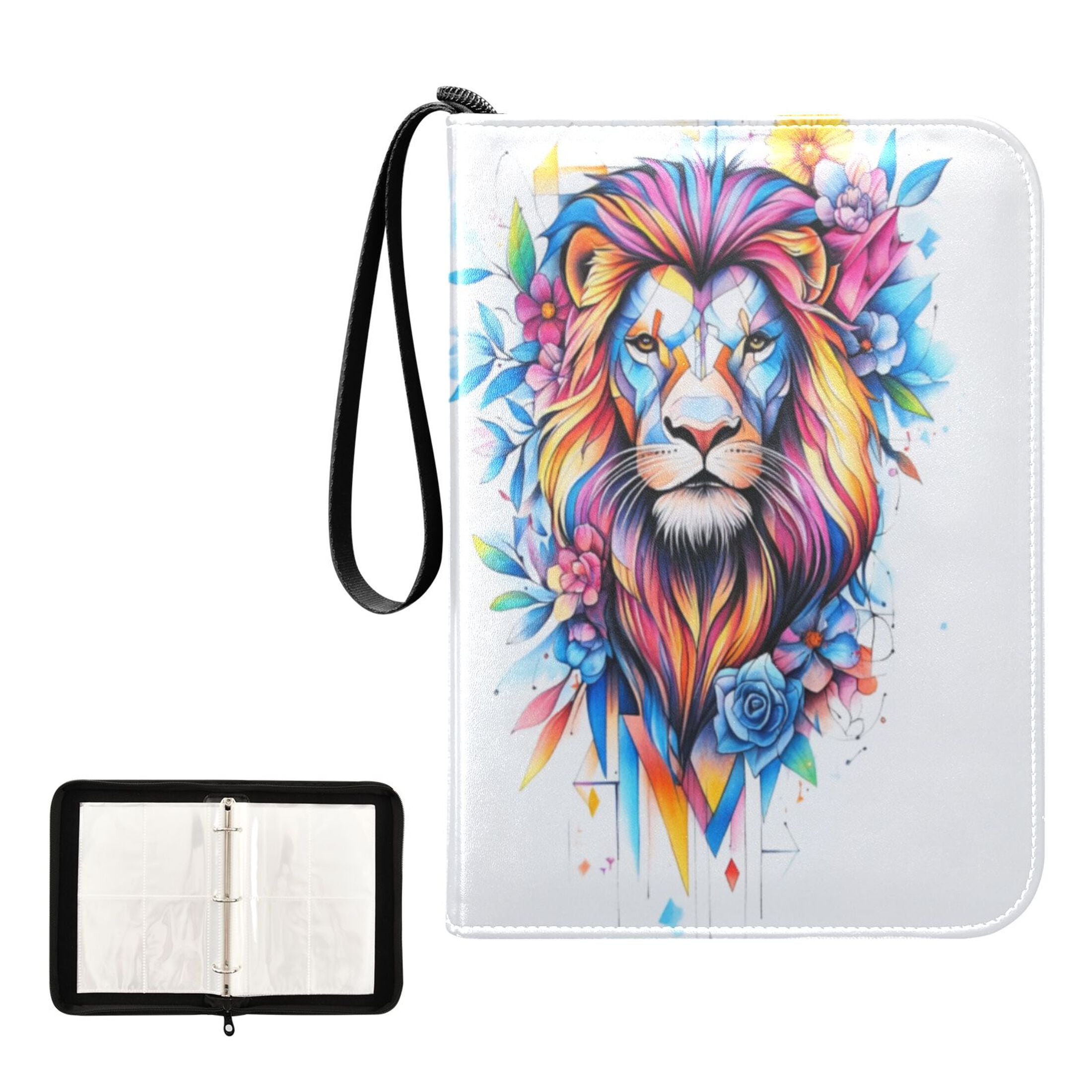 Game Card Storage Bag Collectible Trading Card Albums The 4-Pocket Card ...