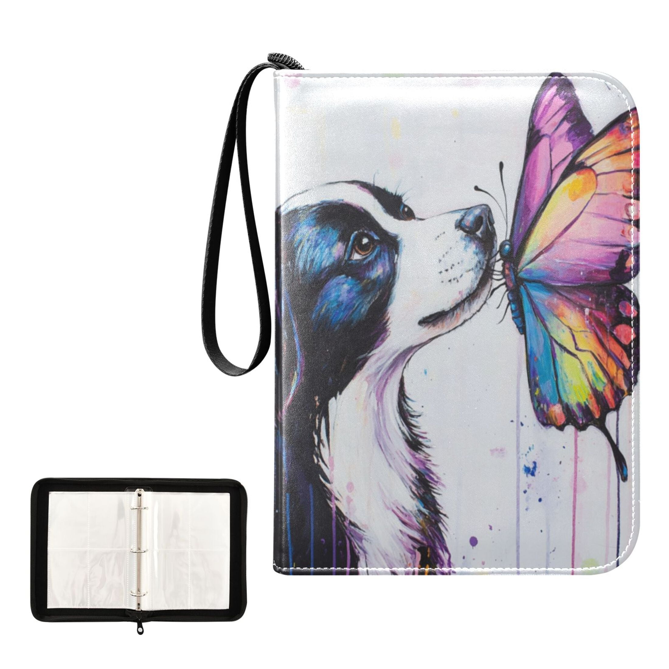 Game Card Storage Bag Collectible Trading Card Albums The 4-Pocket Card ...