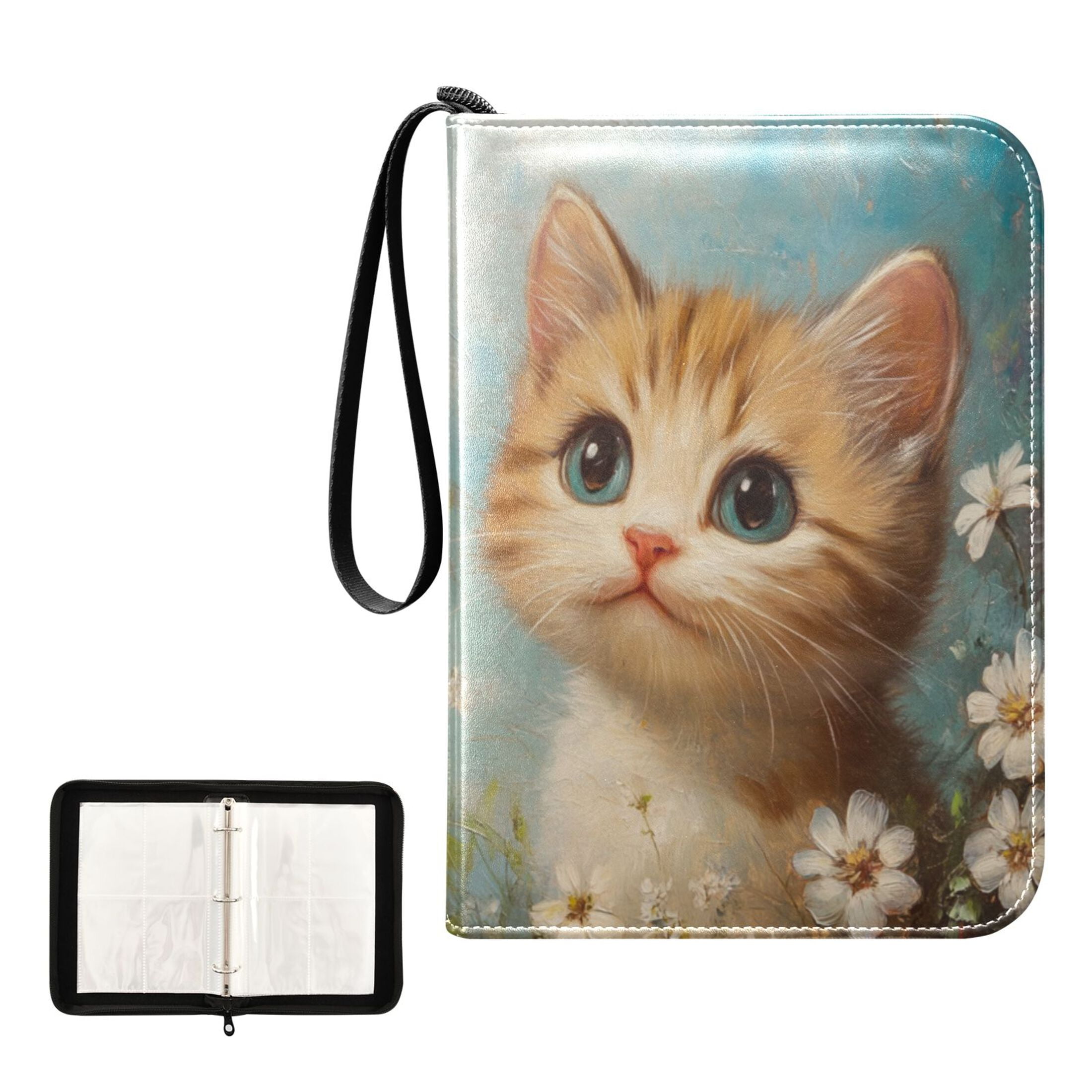 Game Card Storage Bag Collectible Trading Card Albums The 4-Pocket Card ...