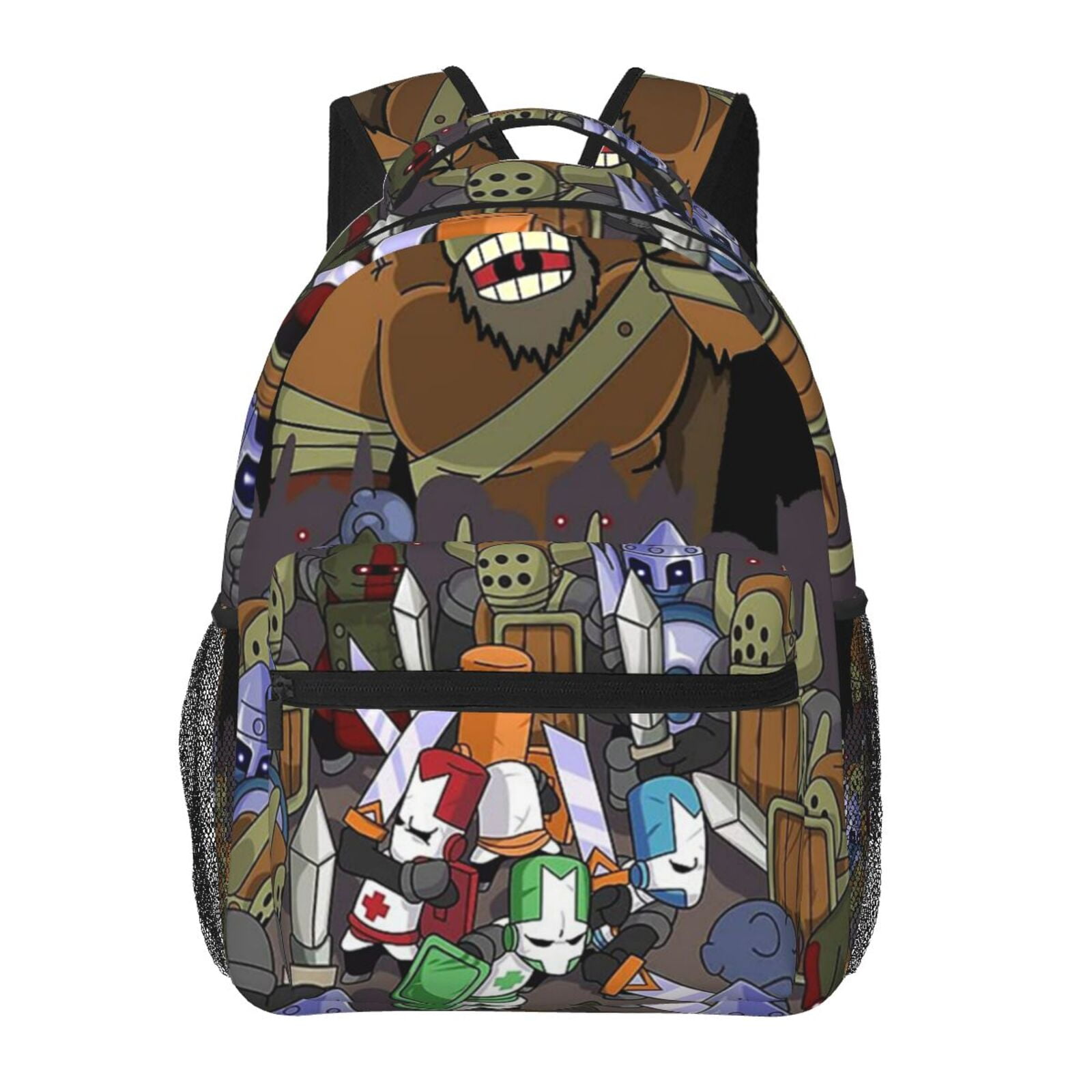 Game Castle Crashers Adjustable Laptop Backpack School Student Book Bag ...
