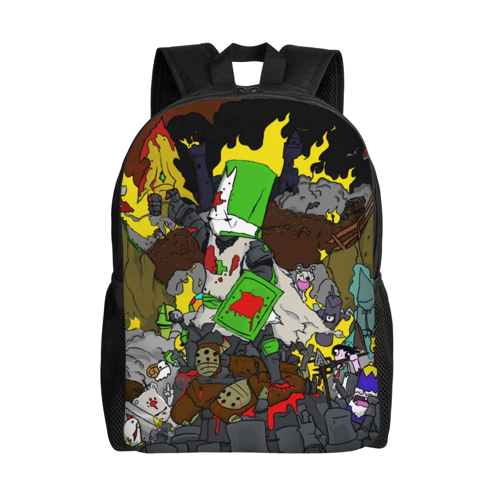 Game Castle Crashers Backpack Laptop School Bag Student Satchel ...