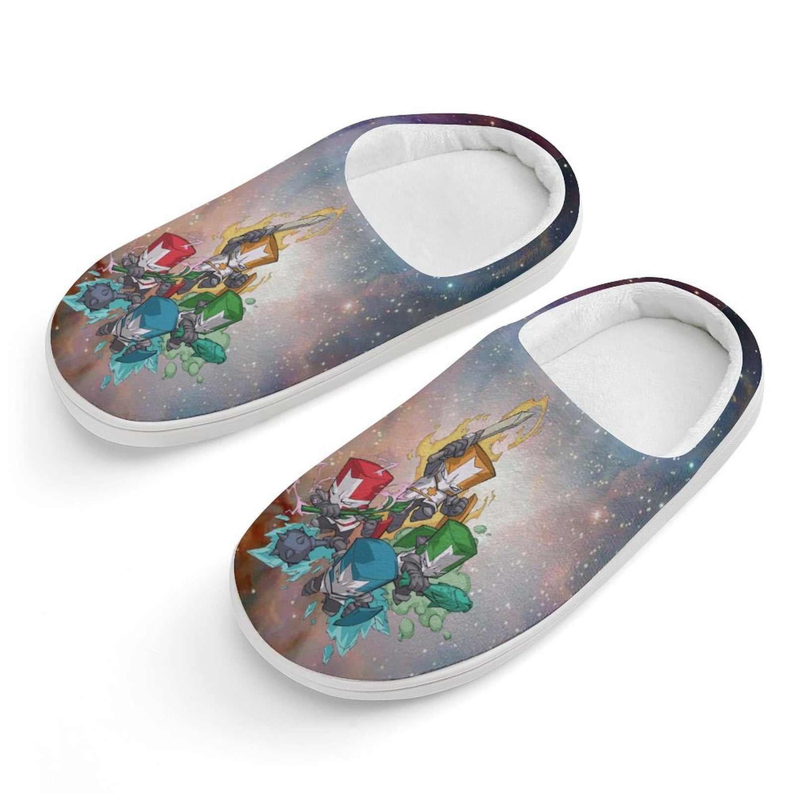 Game Castle Crashers Cotton Slippers For Kids Winter Warm Soft Plush ...