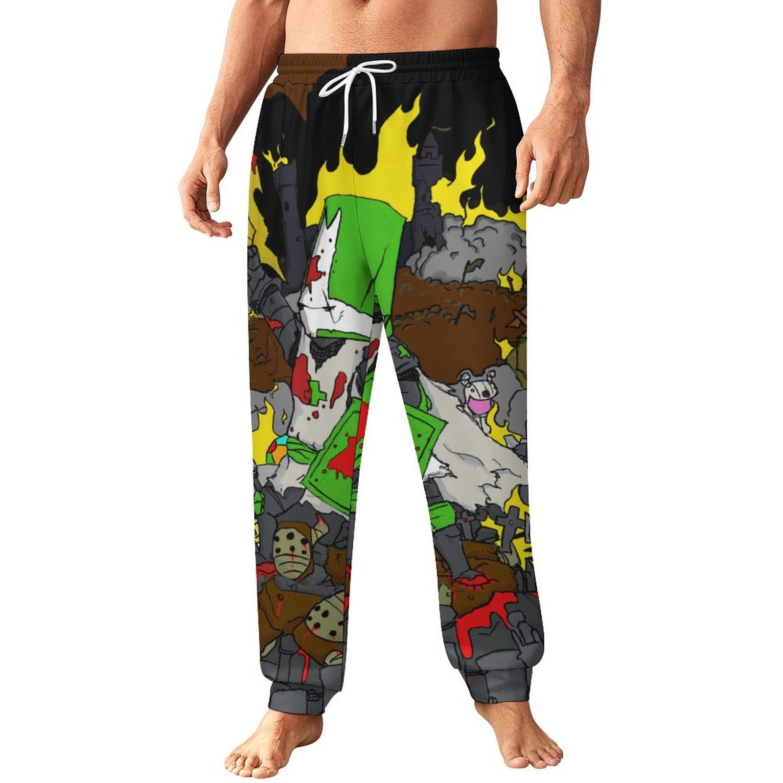 Game Castle Crashers Men's Sweatpants Trousers 3D Printed Joggers Track ...