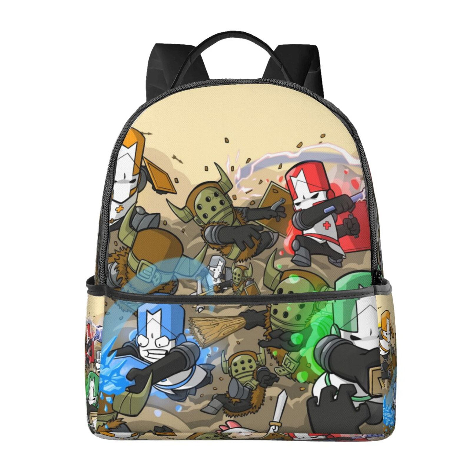 Game Castle Crashers War Backpack School Bag Bookbag Satchel Large ...
